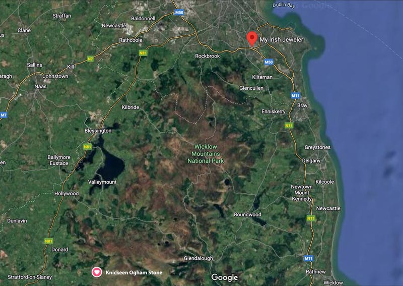 An Ogham stone IRL (in real life): Our adventure in the wilds of…