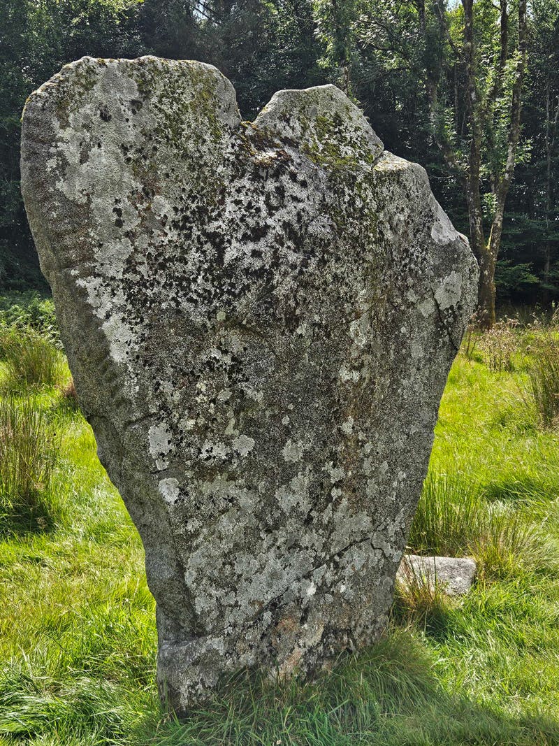 An Ogham stone IRL (in real life): Our adventure in the wilds of…