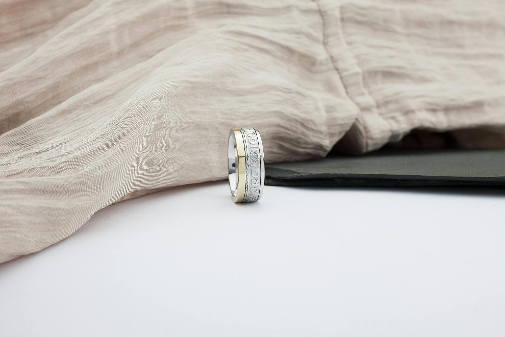 Grá Go Deo Ring with Celtic Knot, From Ireland | My Irish Jeweler