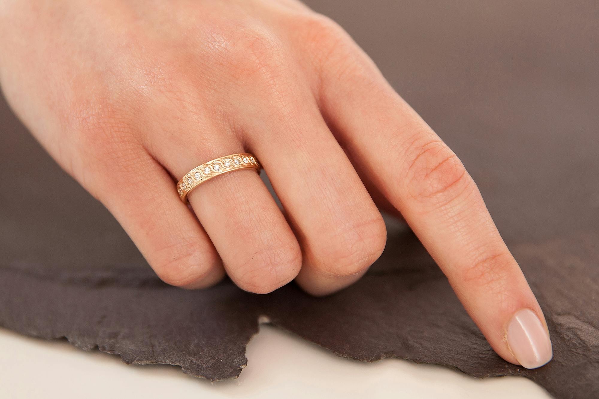 Celtic Eternity Diamond Ring, From Ireland | My Irish Jeweler