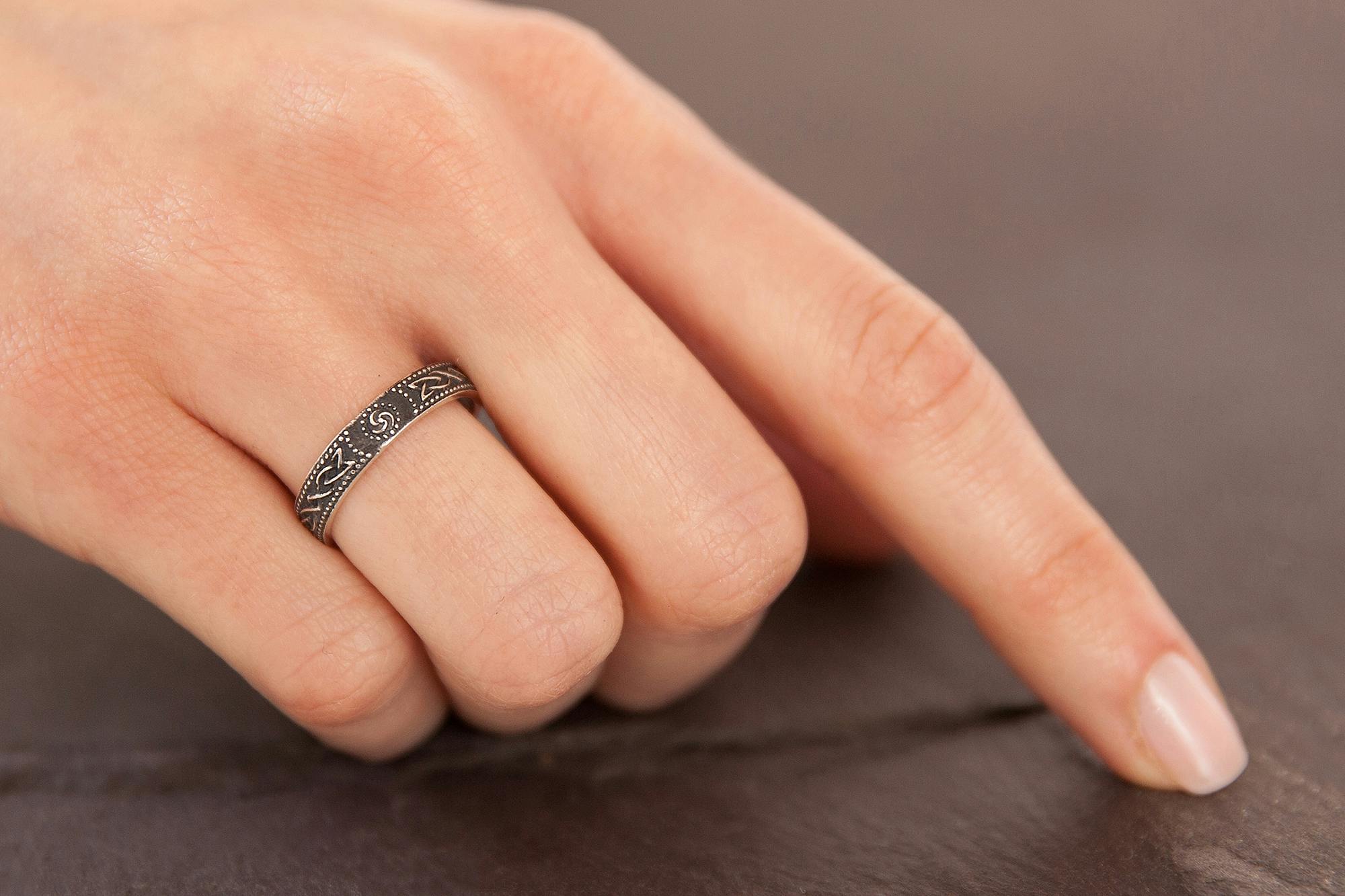 Ardagh Chalice Ring with Oxidized Finish, From… | My Irish Jeweler