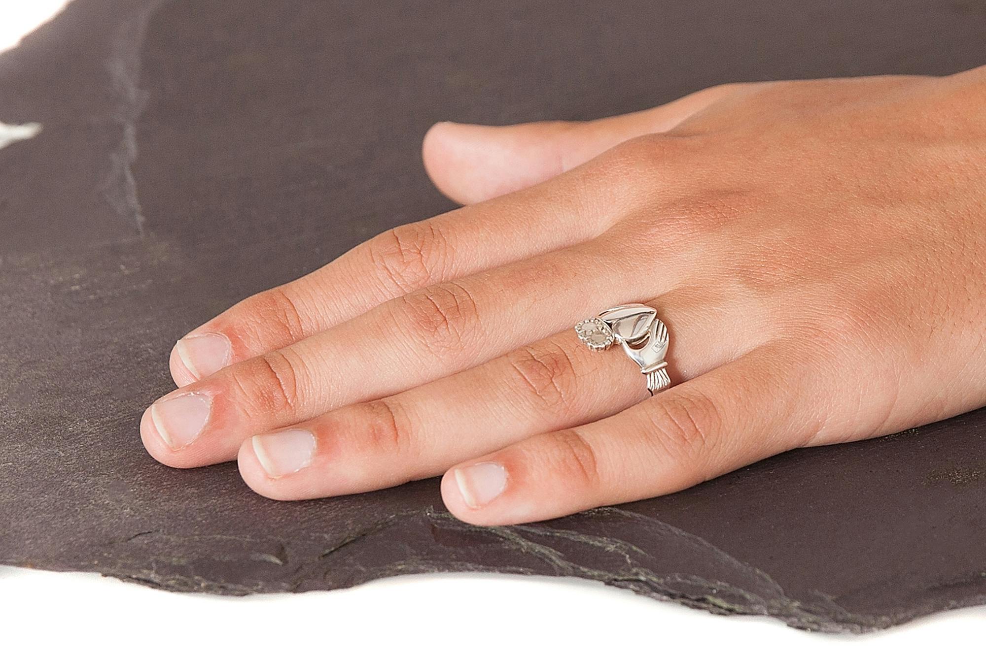 Large and Heavy Mens Claddagh Ring, Made in Ireland | My Irish Jeweler