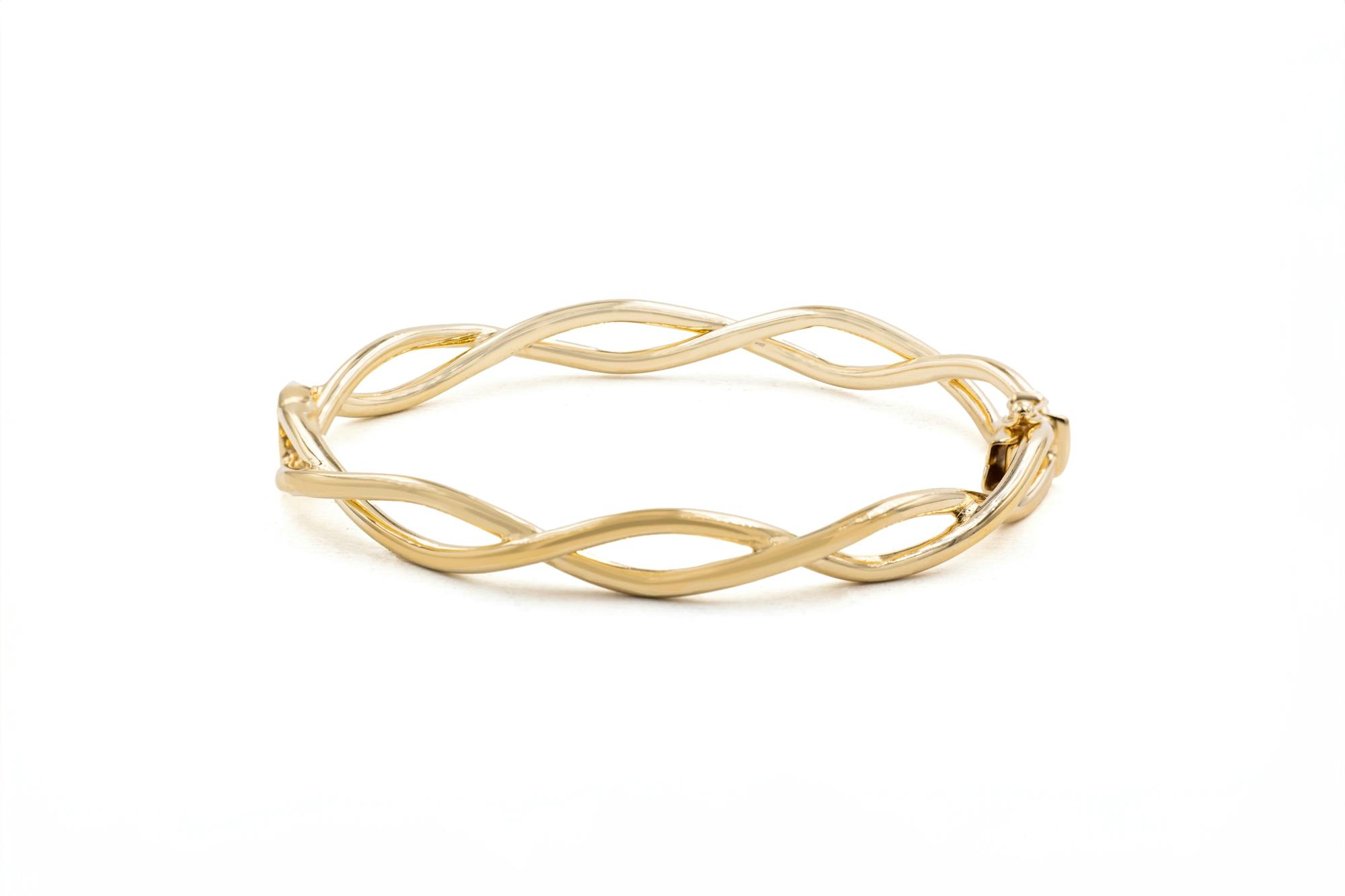 Gold Infinity Knot Bangle, From Ireland | My Irish Jeweler