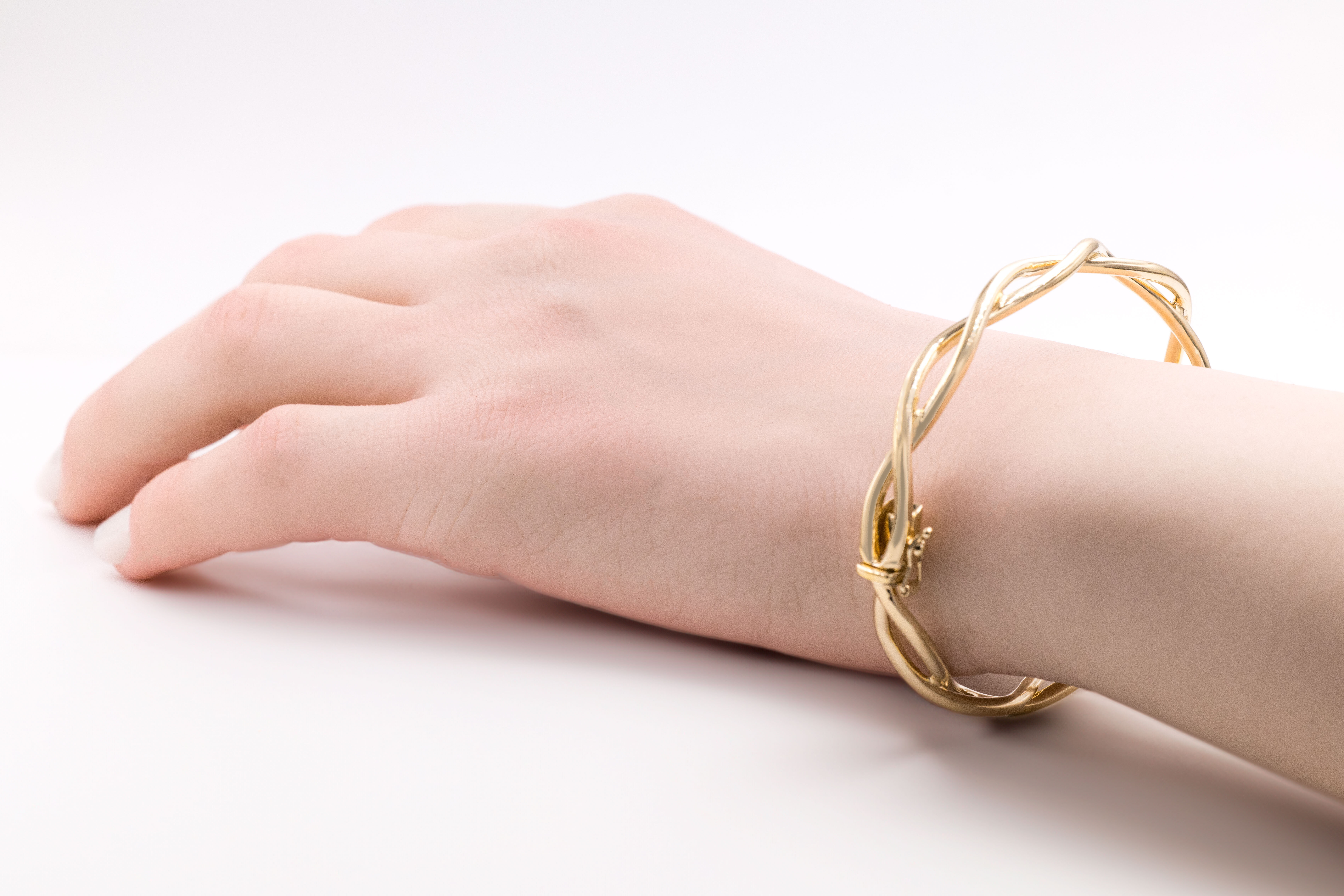 Gold Infinity Knot Bangle, From Ireland | My Irish Jeweler
