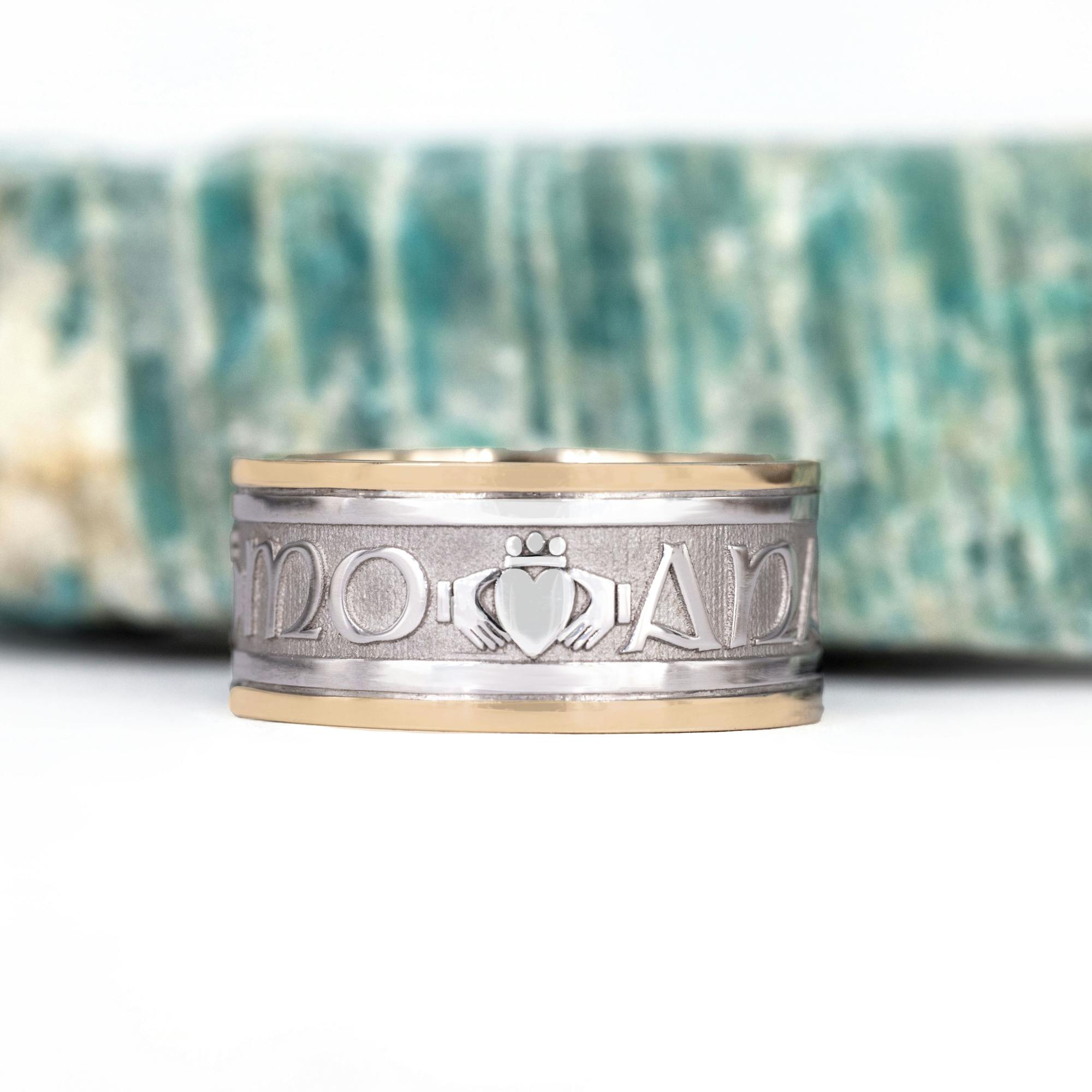 Mo Anam Cara Ring with Trim, From Ireland | My Irish Jeweler