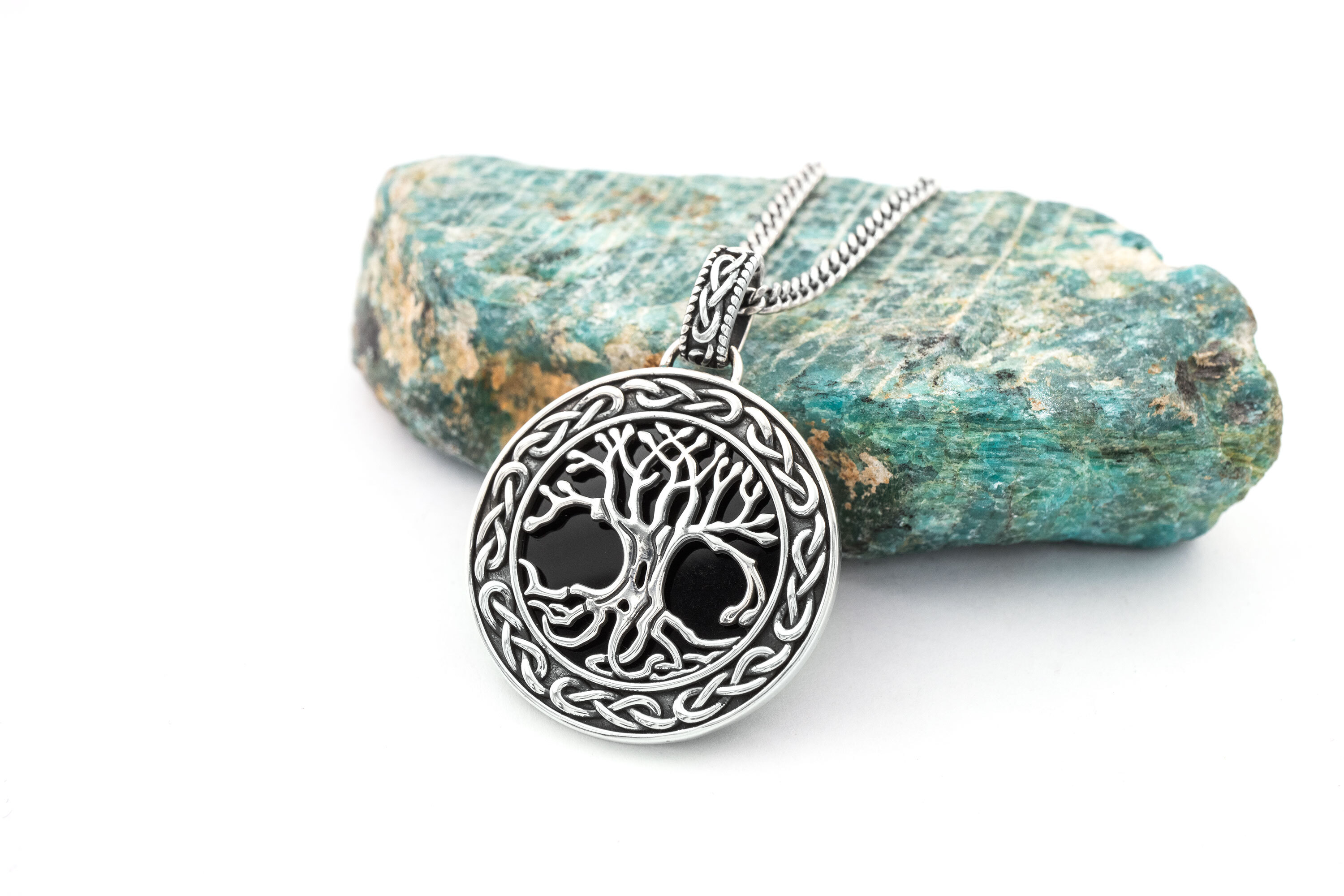 Onyx Tree of Life Necklace, From Ireland | My Irish Jeweler