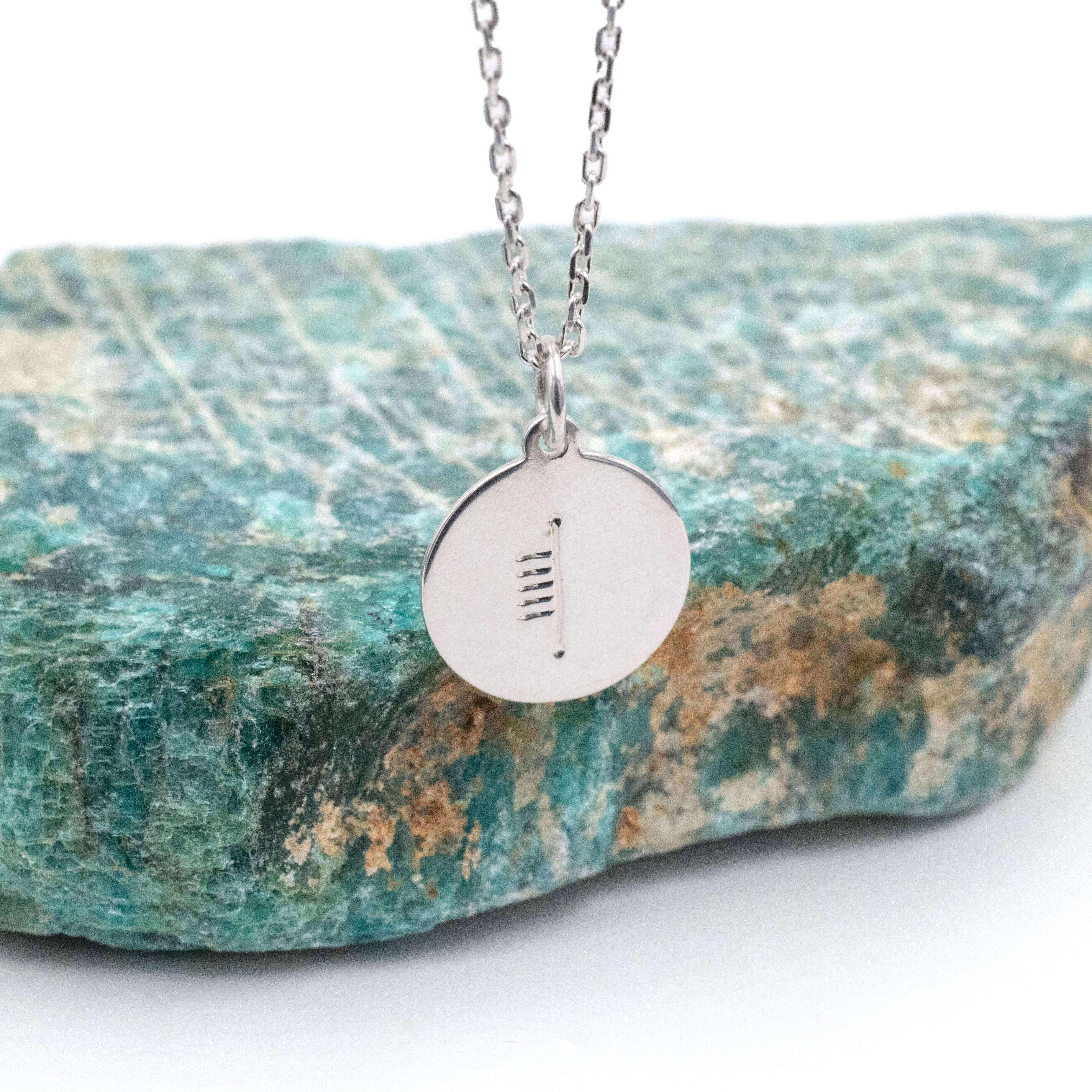 Irish initial necklace store