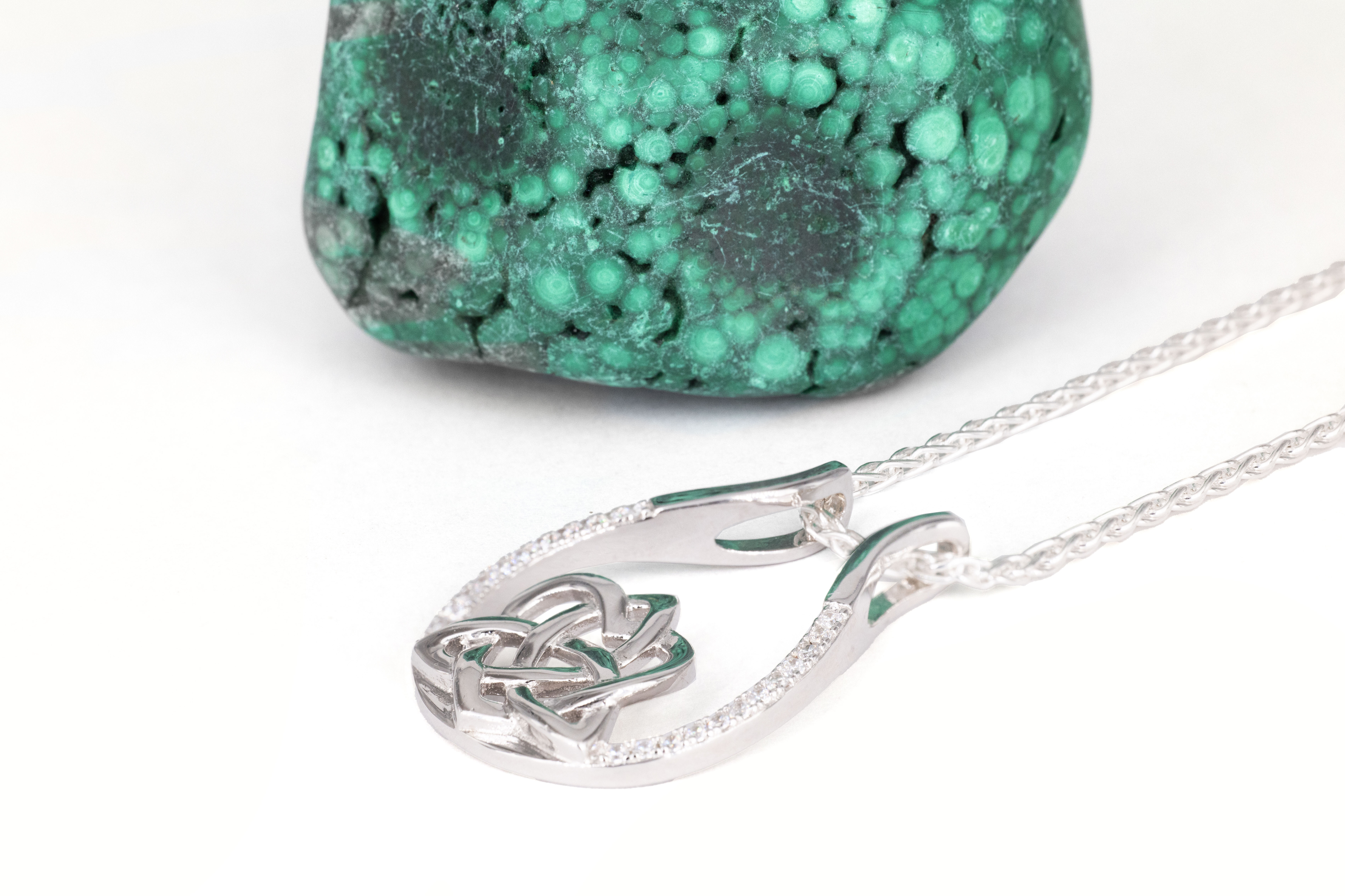 Celtic Knot Ring Keeper Necklace, From Ireland | My Irish Jeweler