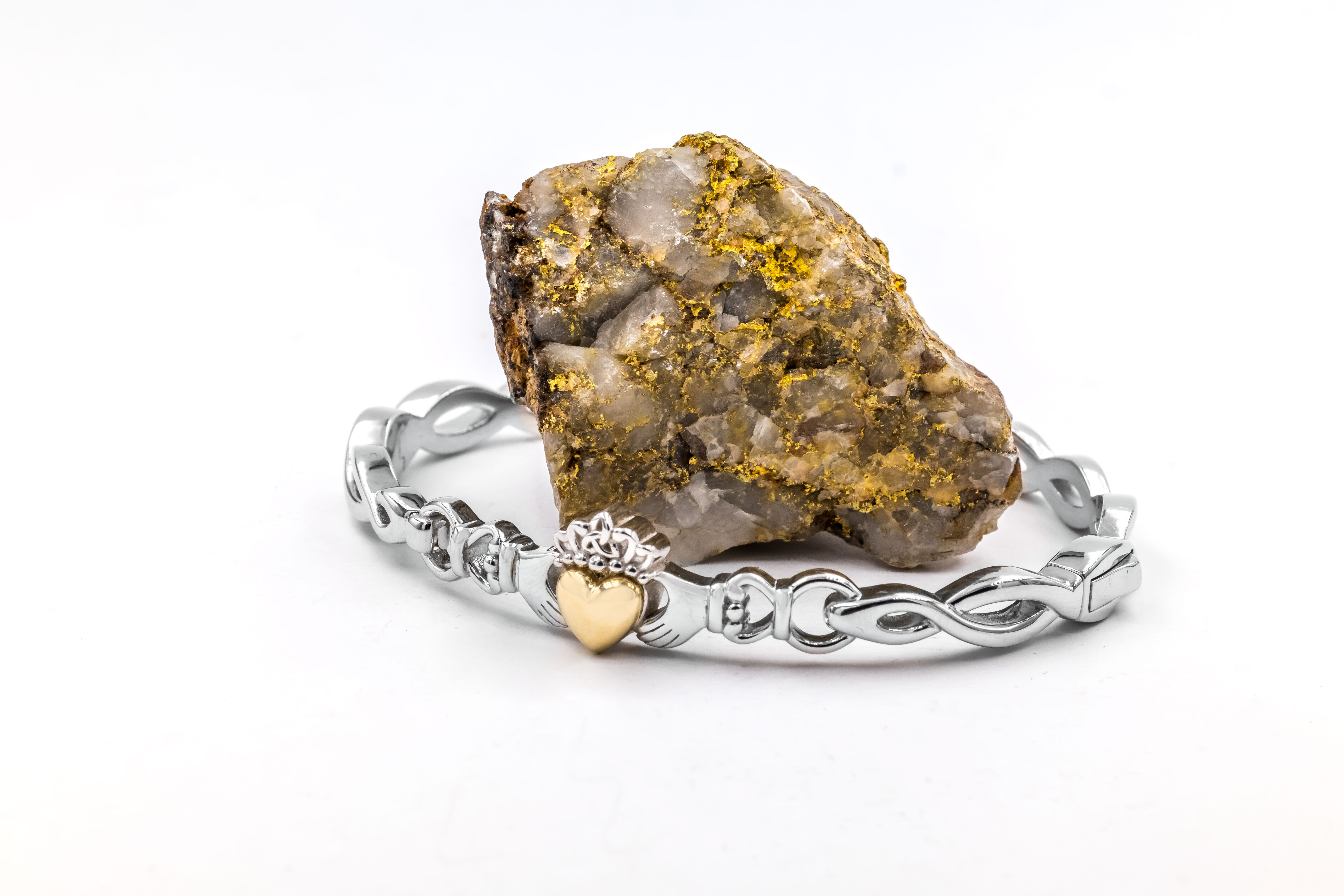 Claddagh Celtic Braid Bangle | My Irish Jeweler