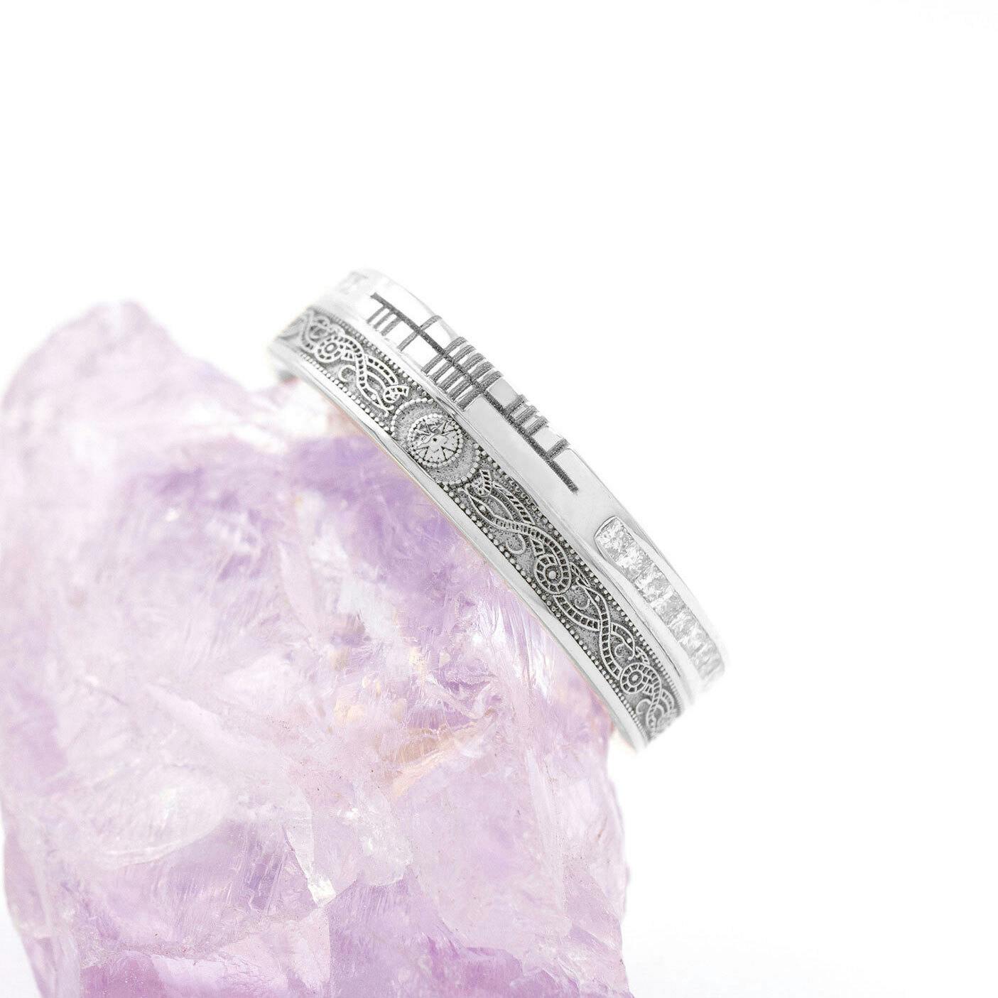 Personalized Diamond Celtic Warrior Ogham Ring,… | My Irish Jeweler