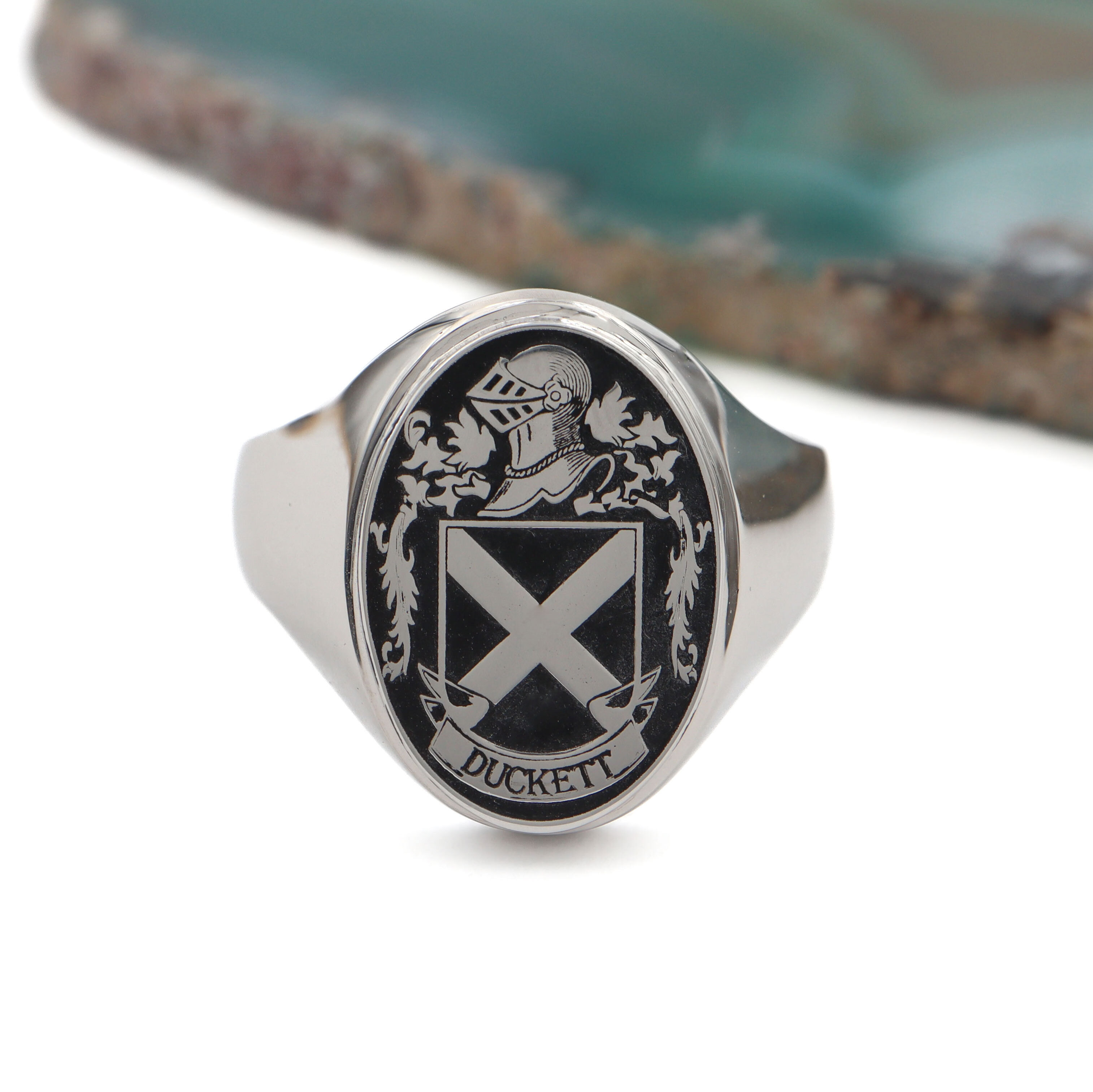 Antiqued Coat of Arms ring, From Ireland | My Irish Jeweler
