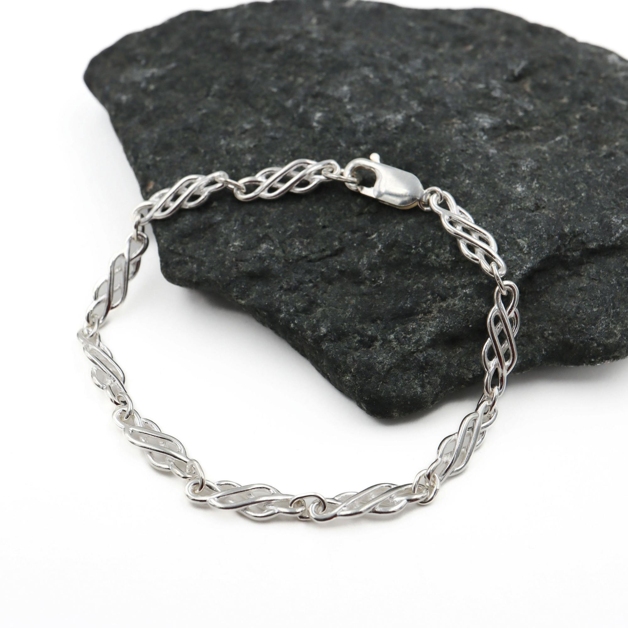 Handcrafted Celtic Chain and Bracelet, From Ireland