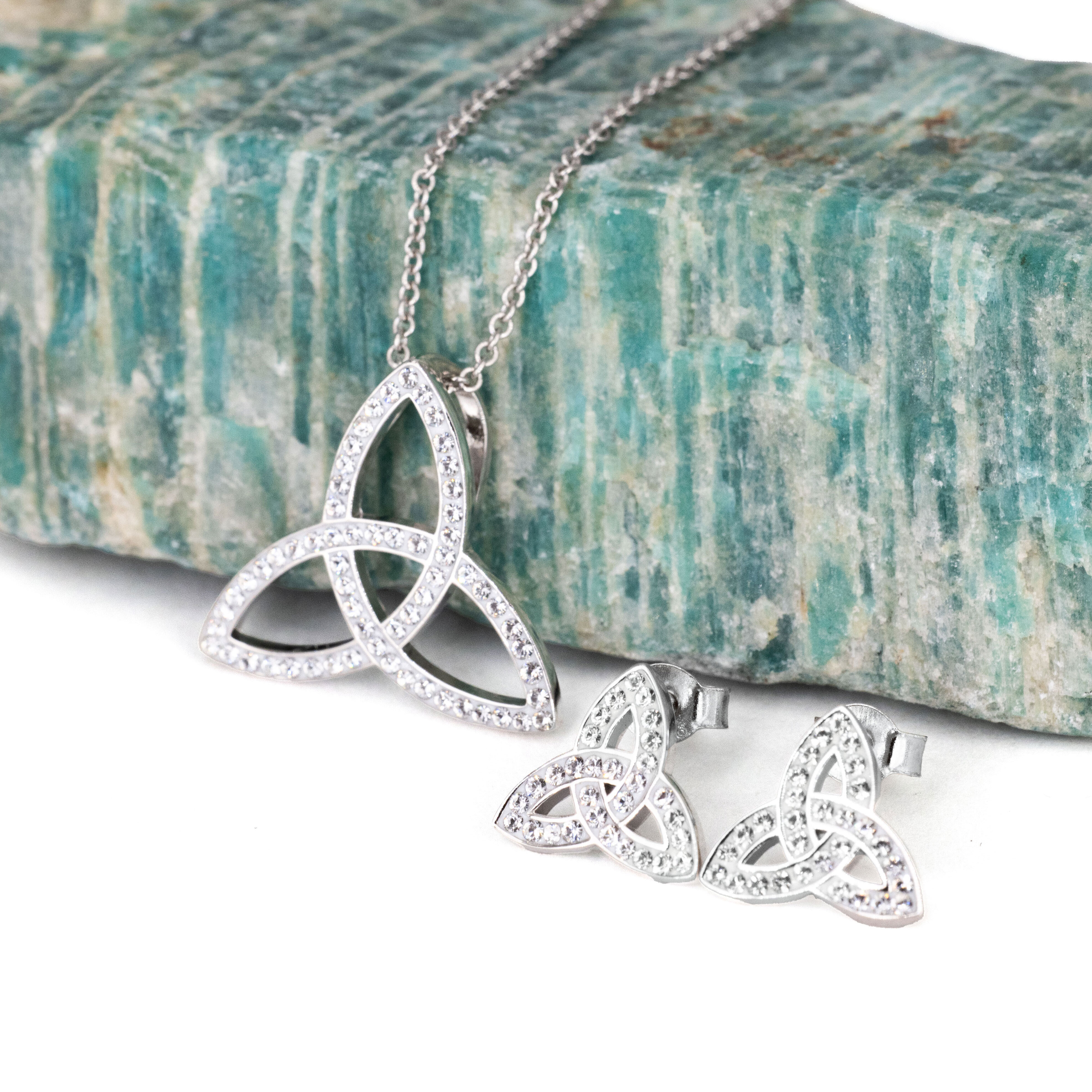 Elegant Trinity Knot Gift Set, From Ireland | My Irish Jeweler