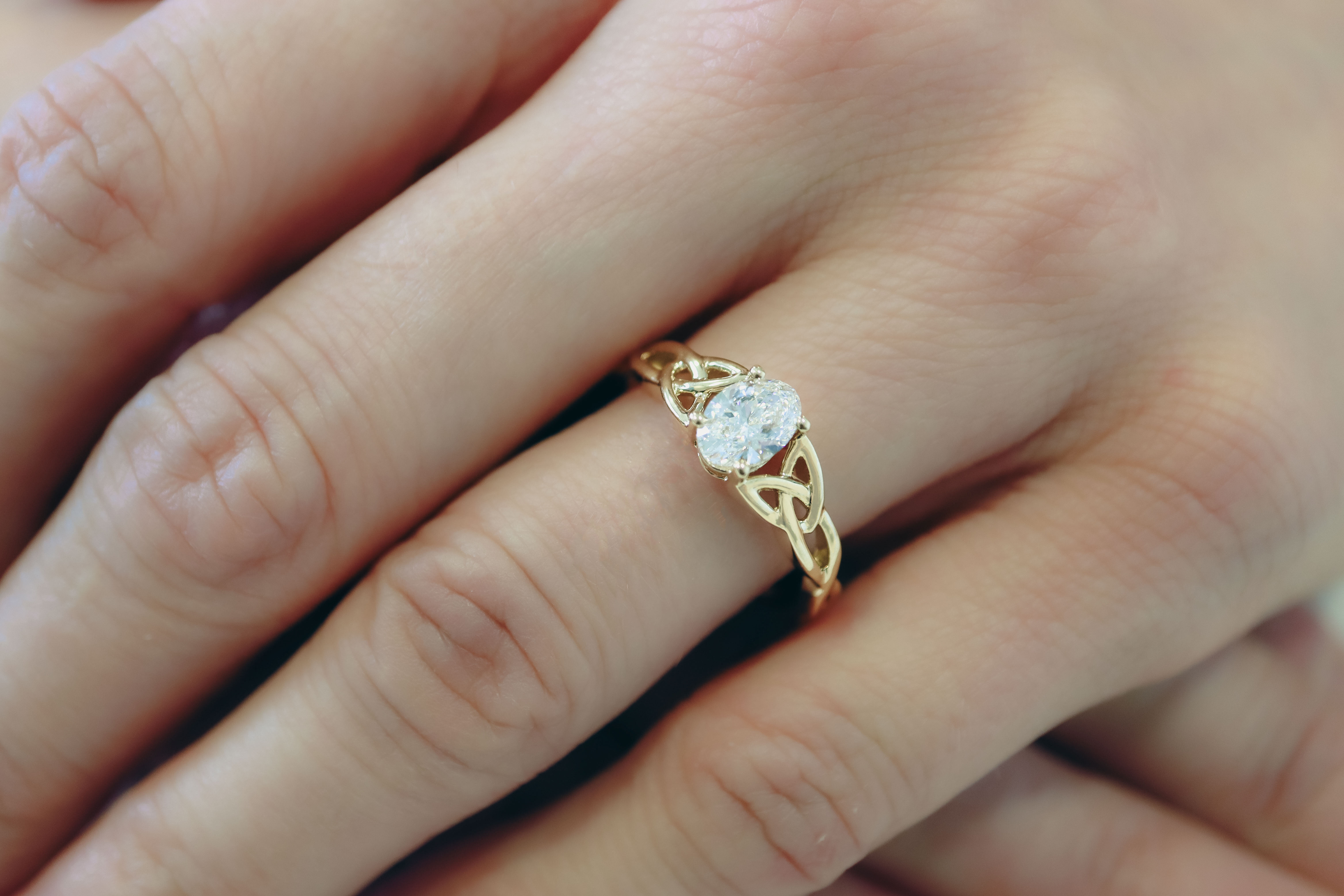 Diamond Trinity Knot Ring, From Ireland | My Irish Jeweler