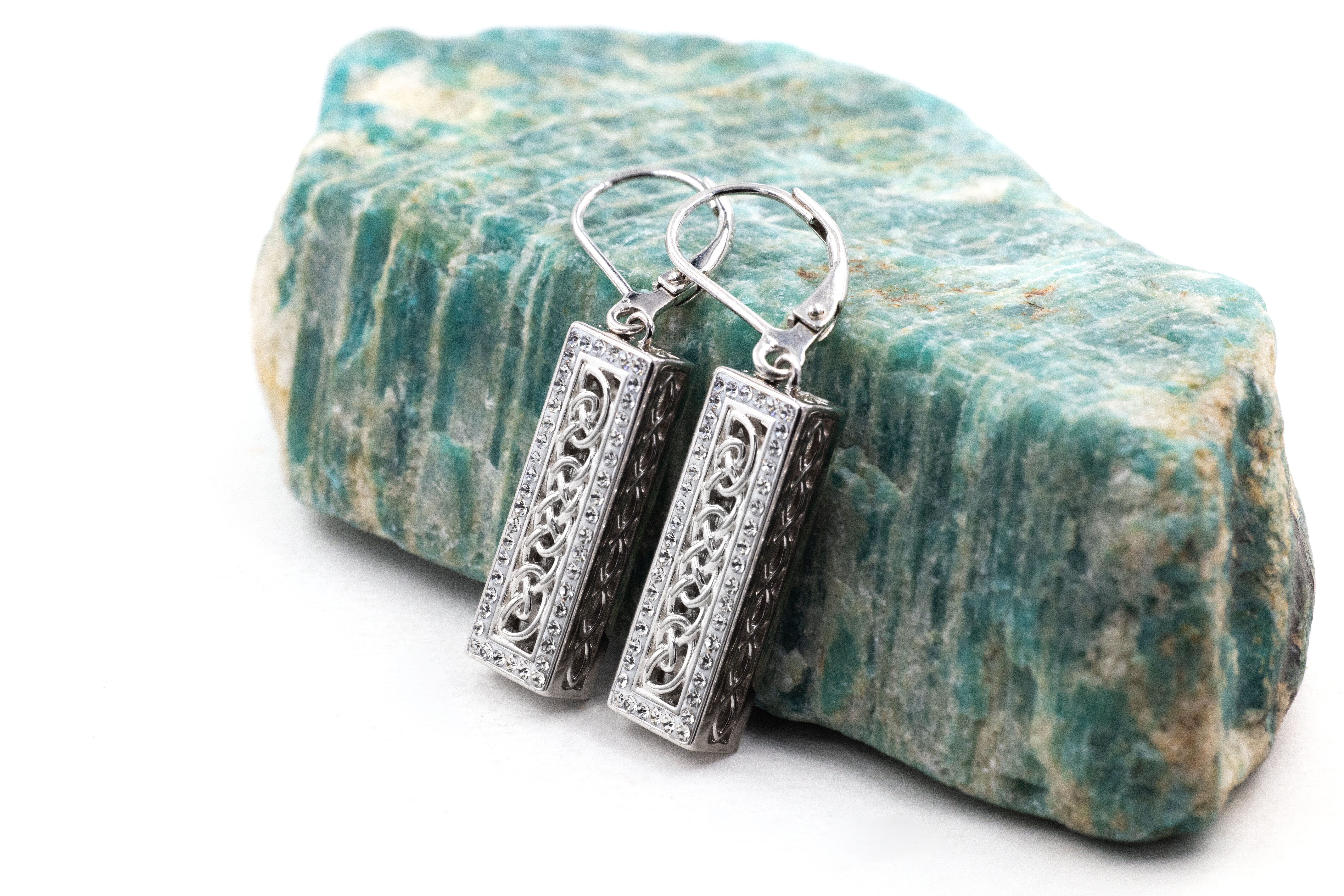 Crystal Ingot Necklace and Drop Earring Gift Set,… | My Irish Jeweler