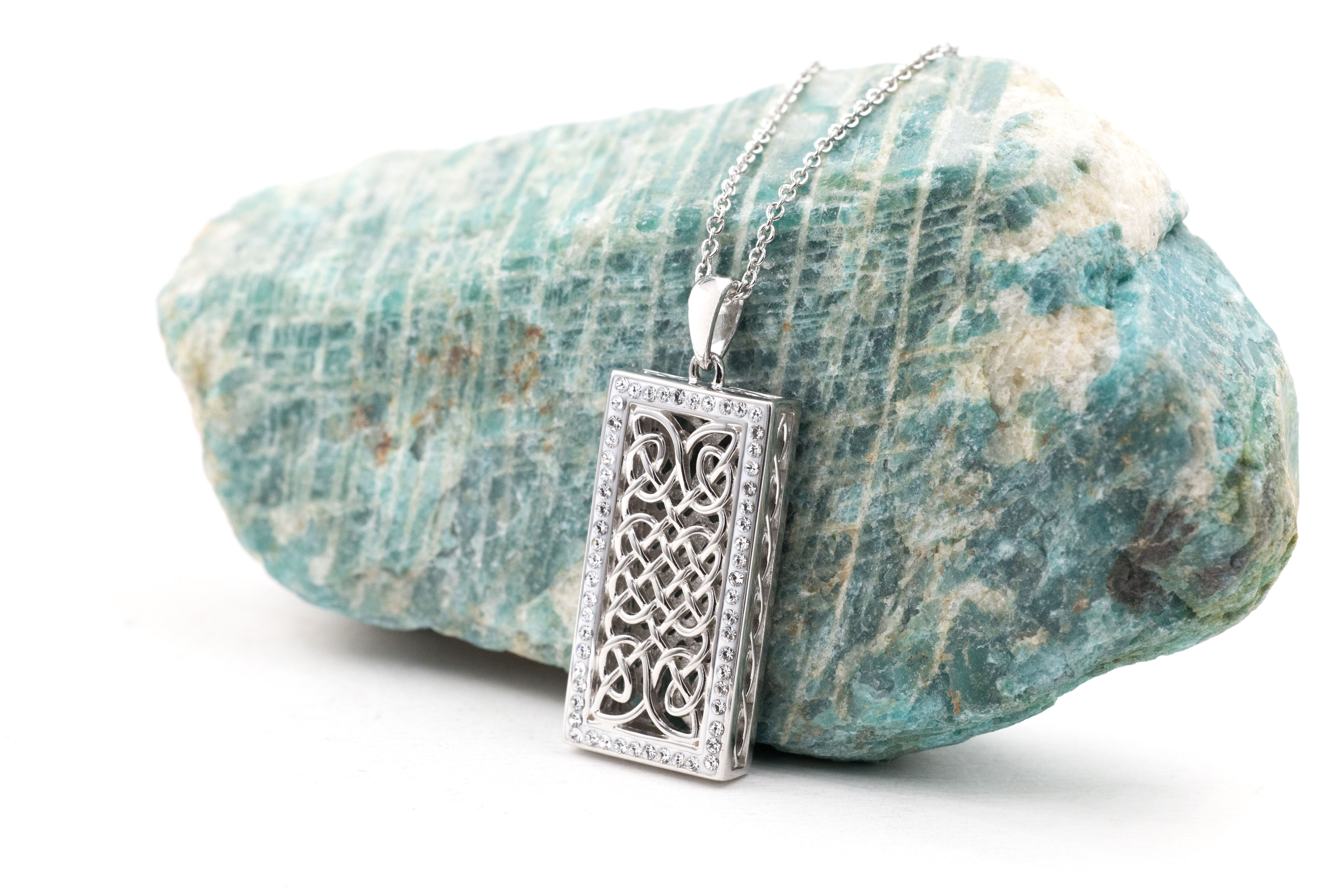 Crystal Ingot Necklace and Drop Earring Gift Set,… | My Irish Jeweler