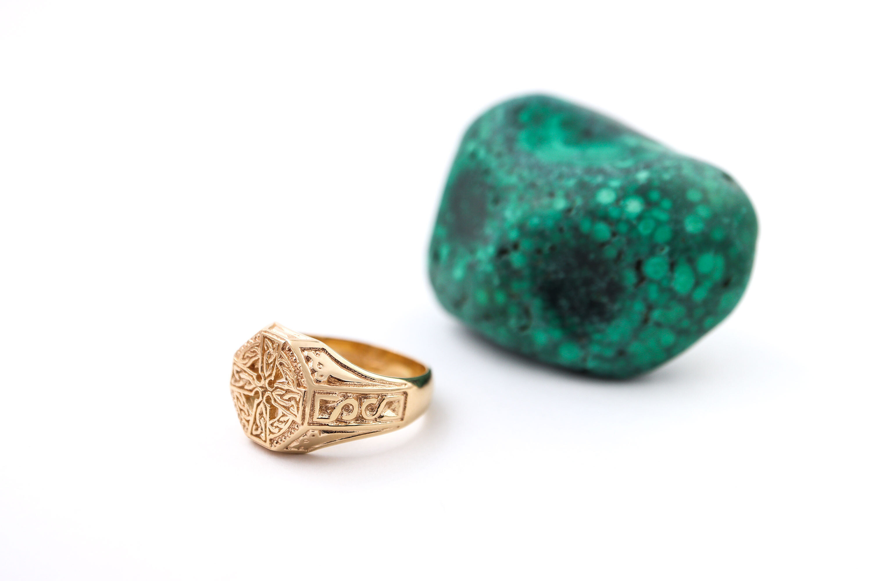 Gold Celtic Cross Signet Ring, From Ireland | My Irish Jeweler