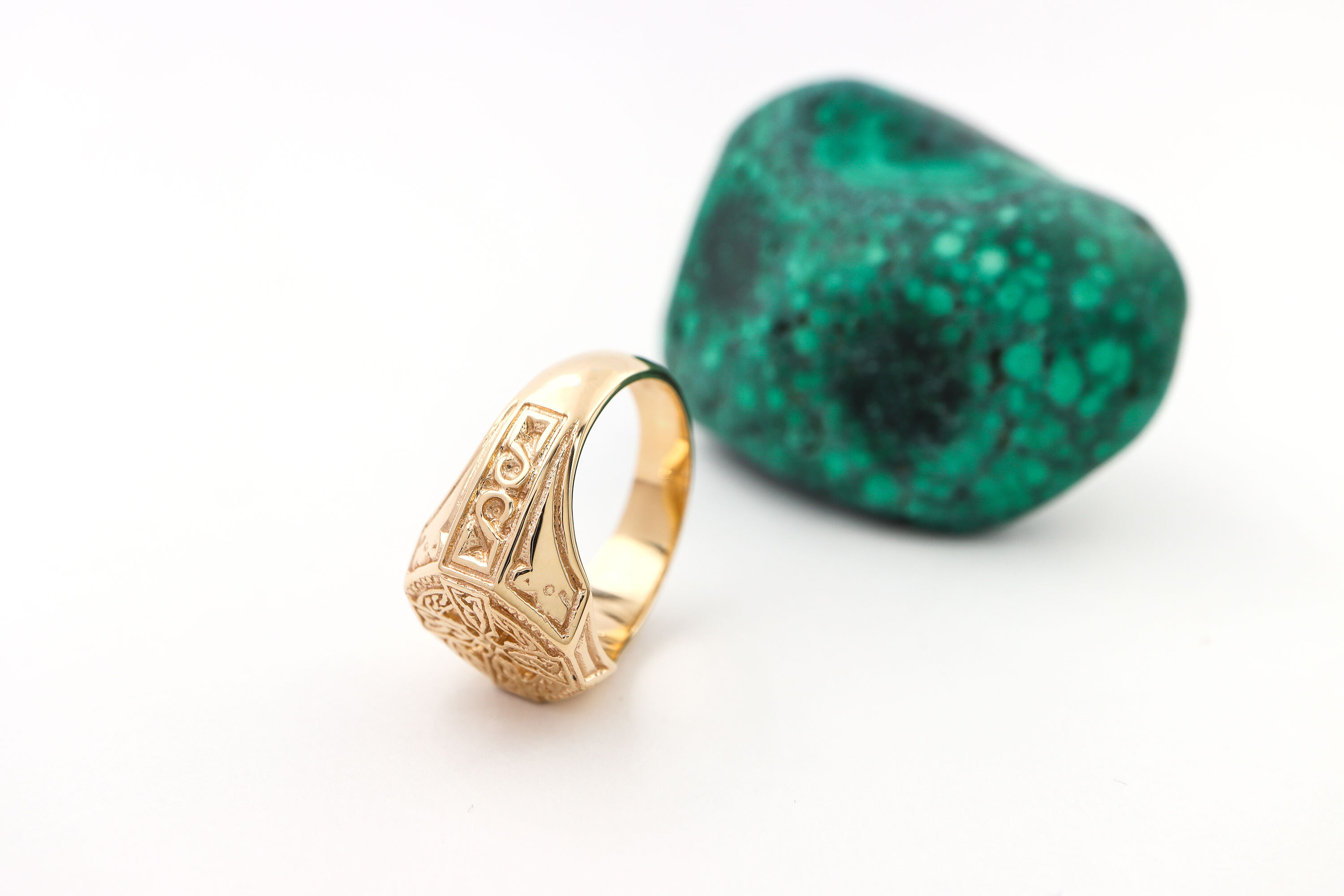 Gold Celtic Cross Signet Ring, From Ireland | My Irish Jeweler