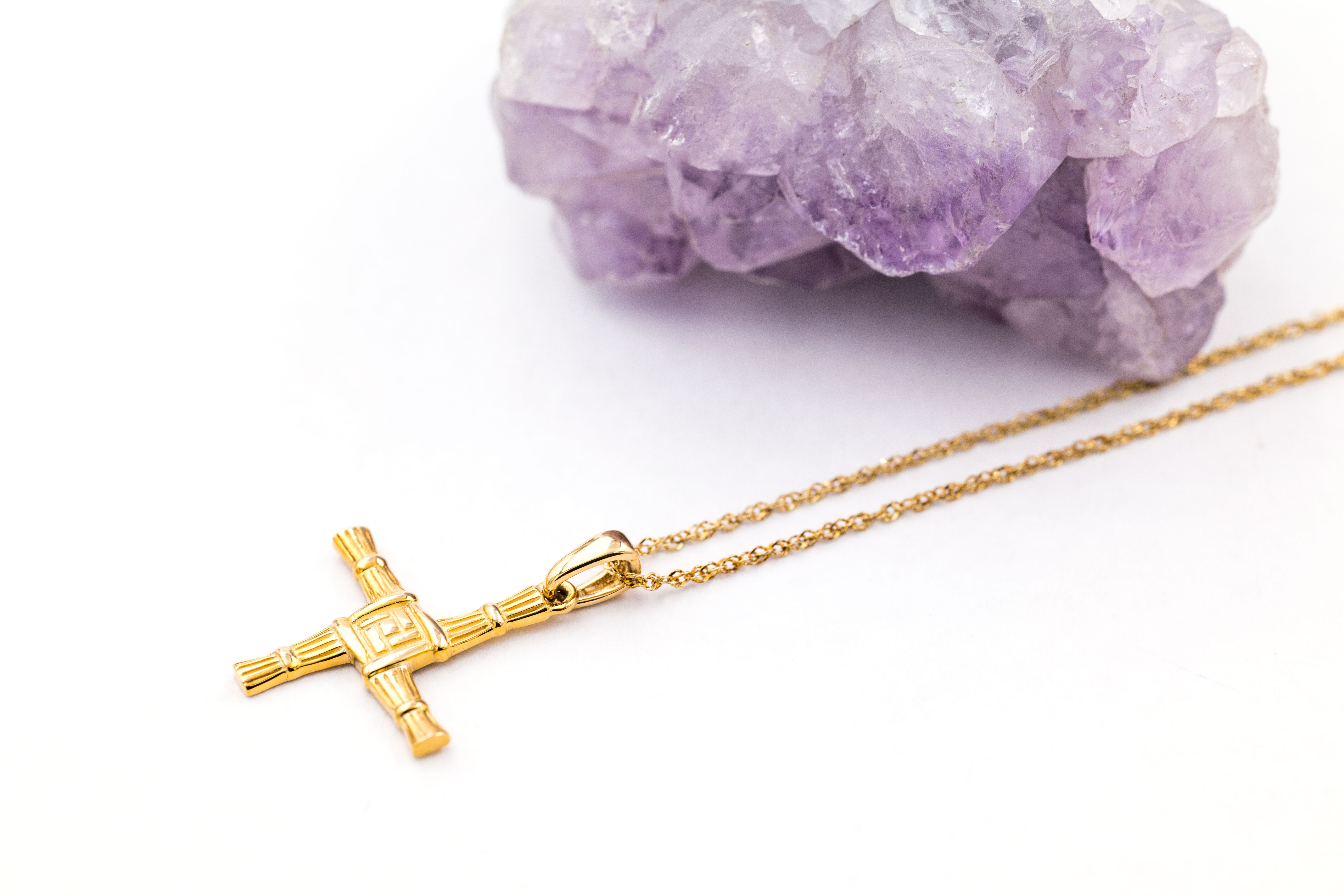 Petite Gold St Brigid's Cross, From Ireland | My Irish Jeweler