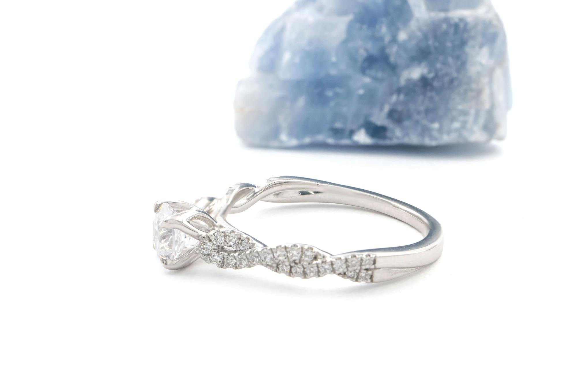 Lab Diamond Celtic Infinity Knot Ring, From Ireland | My Irish Jeweler