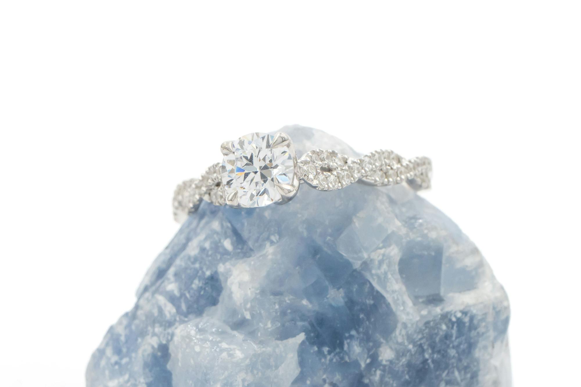 Lab Diamond Celtic Infinity Knot Ring, From Ireland | My Irish Jeweler