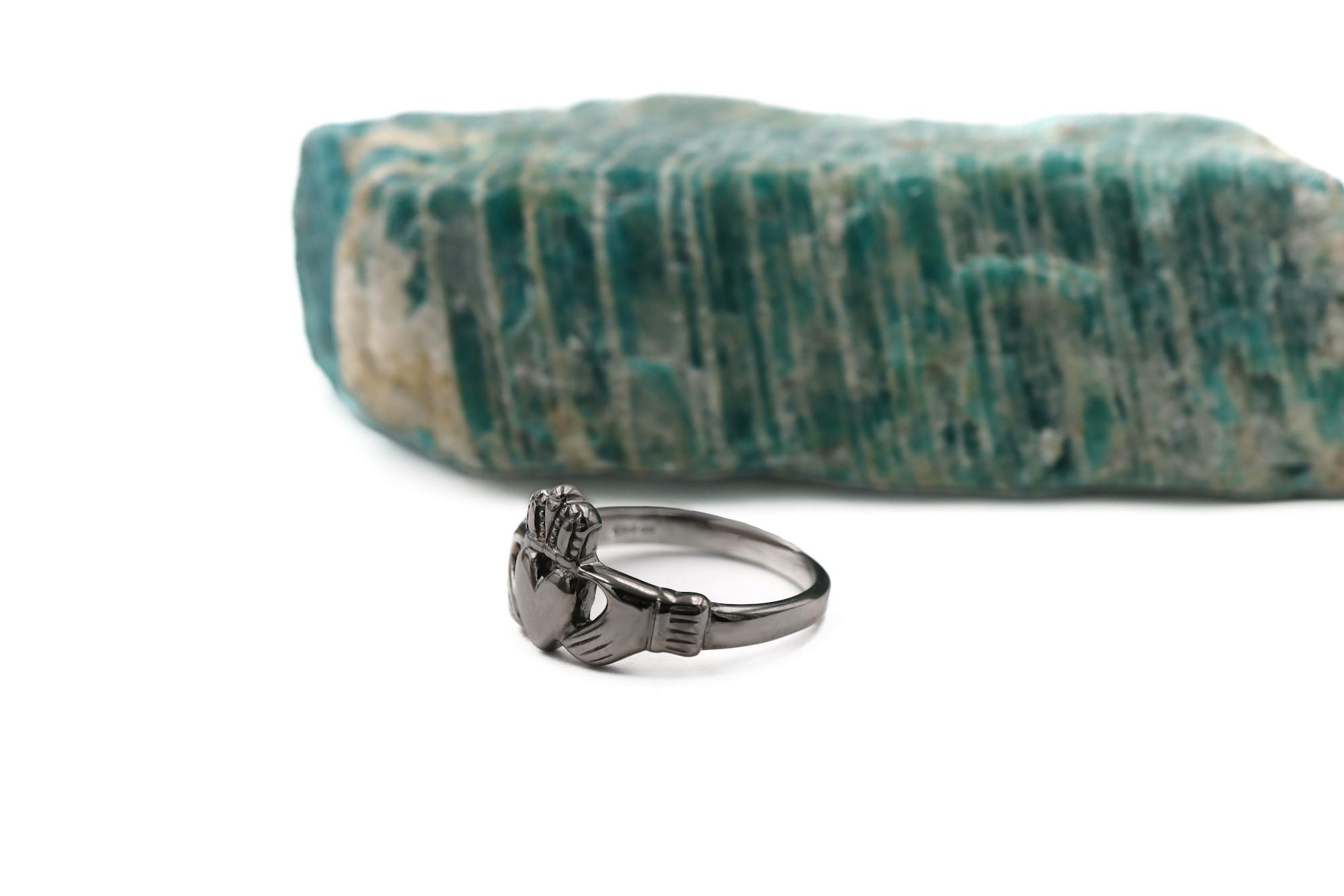 Black Classic Claddagh Ring, From Ireland | My Irish Jeweler