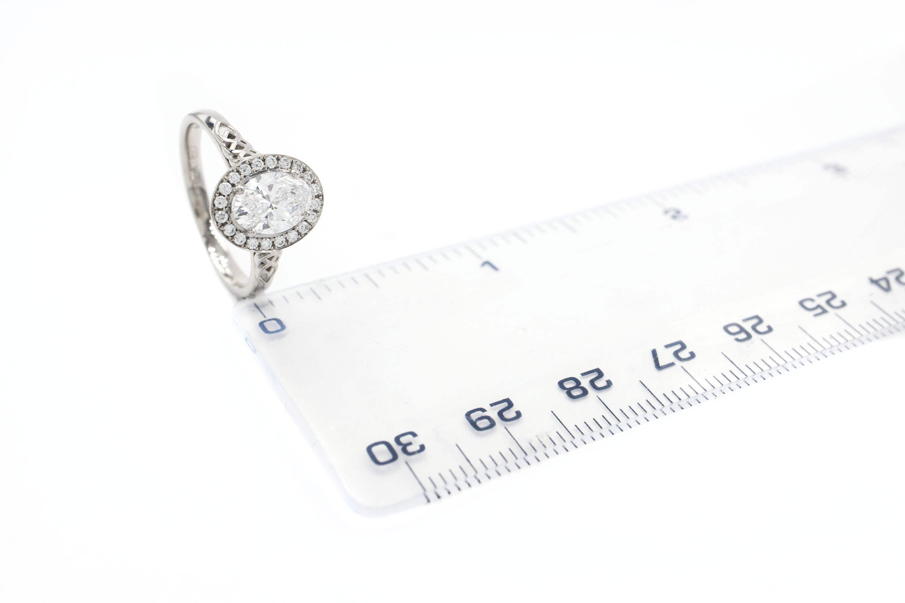 Oval Lab Diamond Celtic Knot Ring, Made in Ireland | My Irish Jeweler