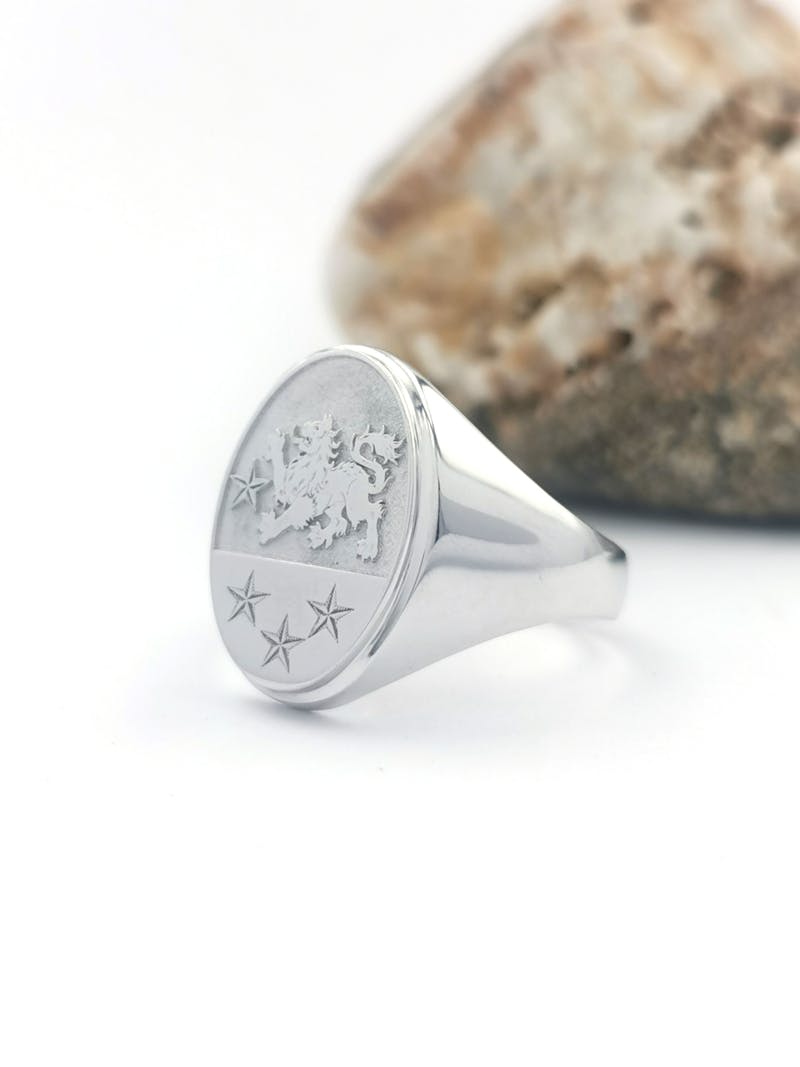 Family Crest Signet Ring, Made in Ireland | My Irish Jeweler