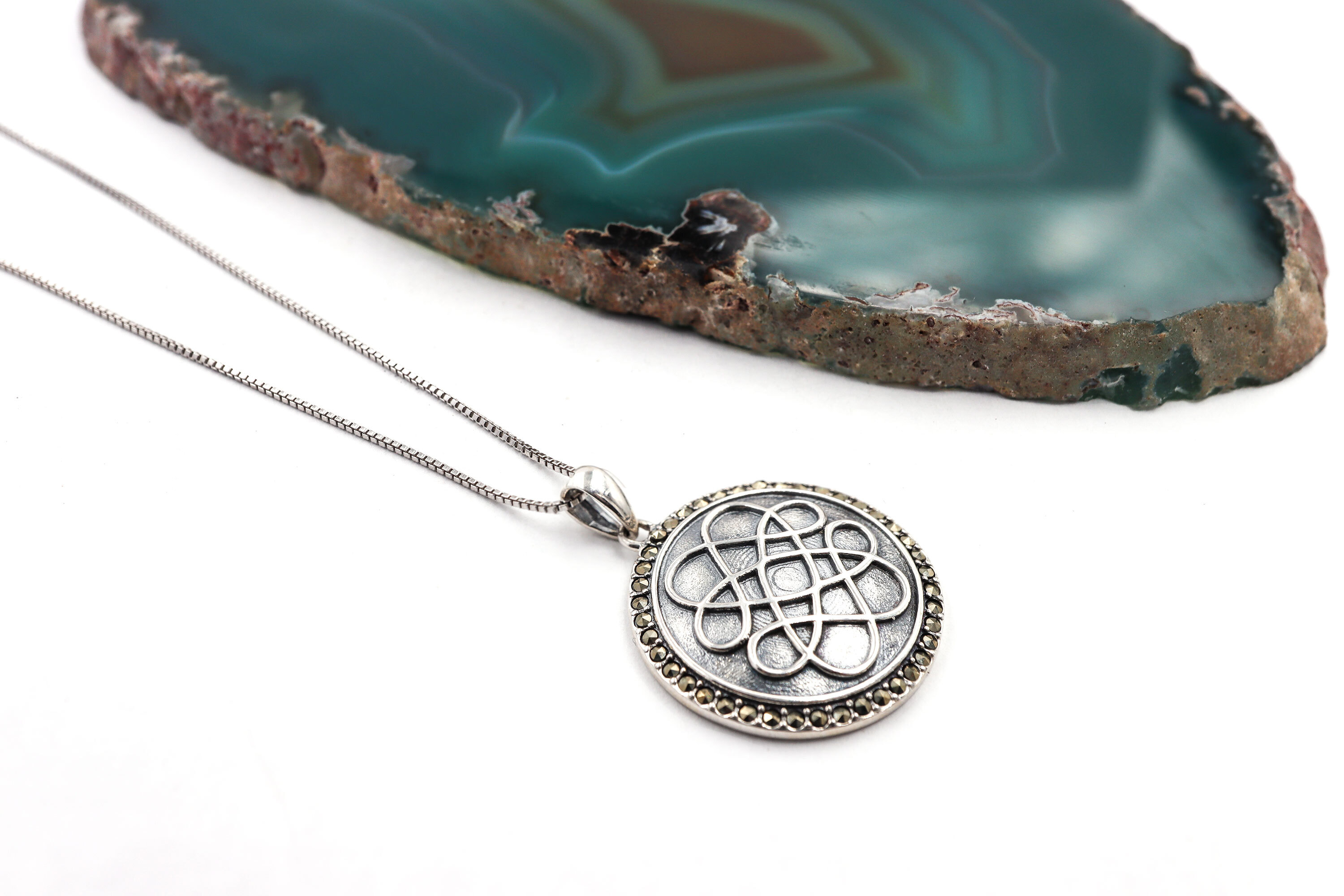 Celtic Lovers Shield Necklace, From Ireland | My Irish Jeweler