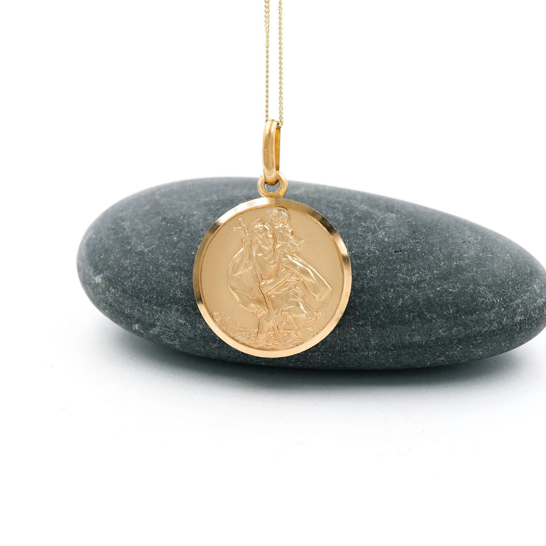 Round St Christopher Medal, From Ireland | My Irish Jeweler