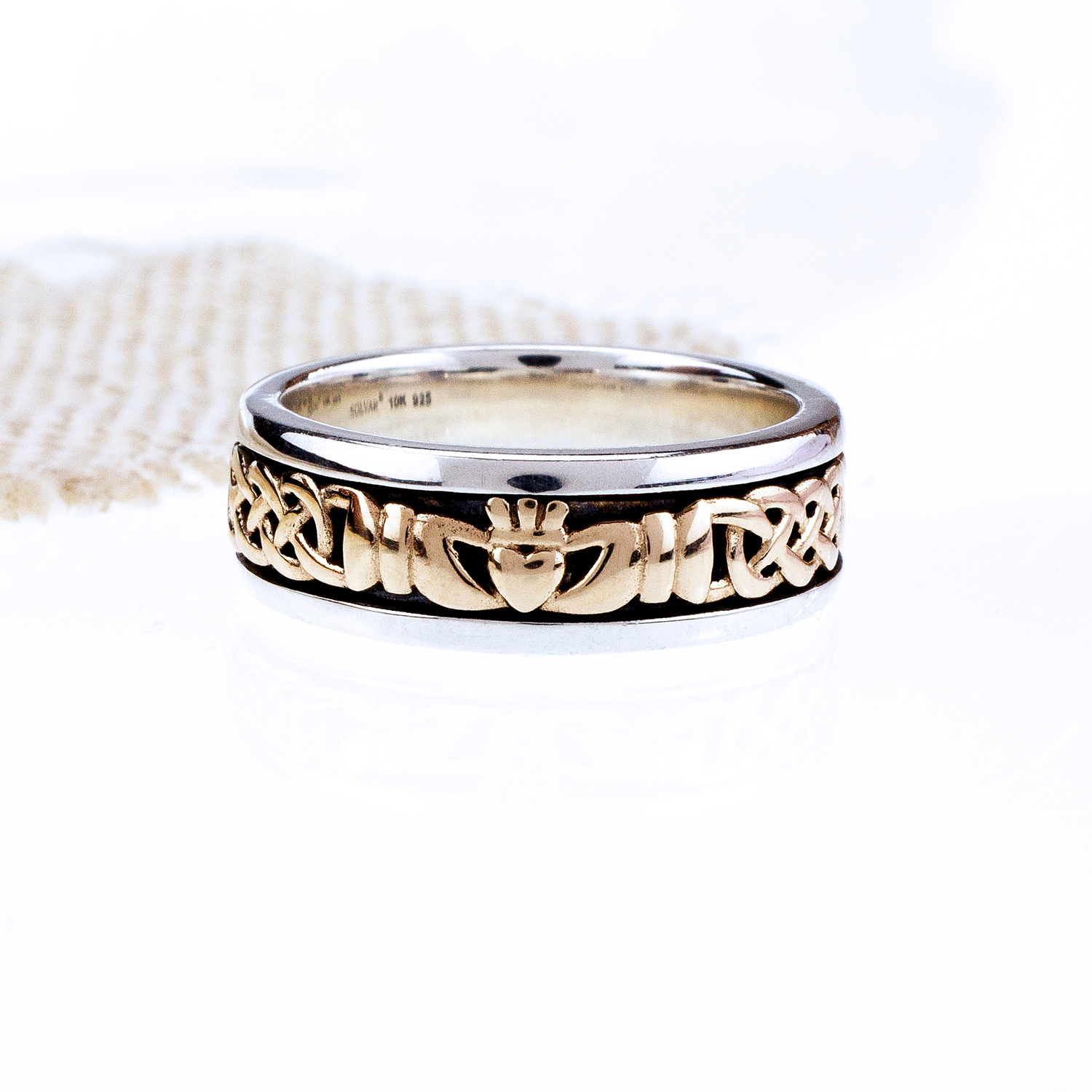 Two Tone Claddagh Ring, From Ireland | My Irish Jeweler