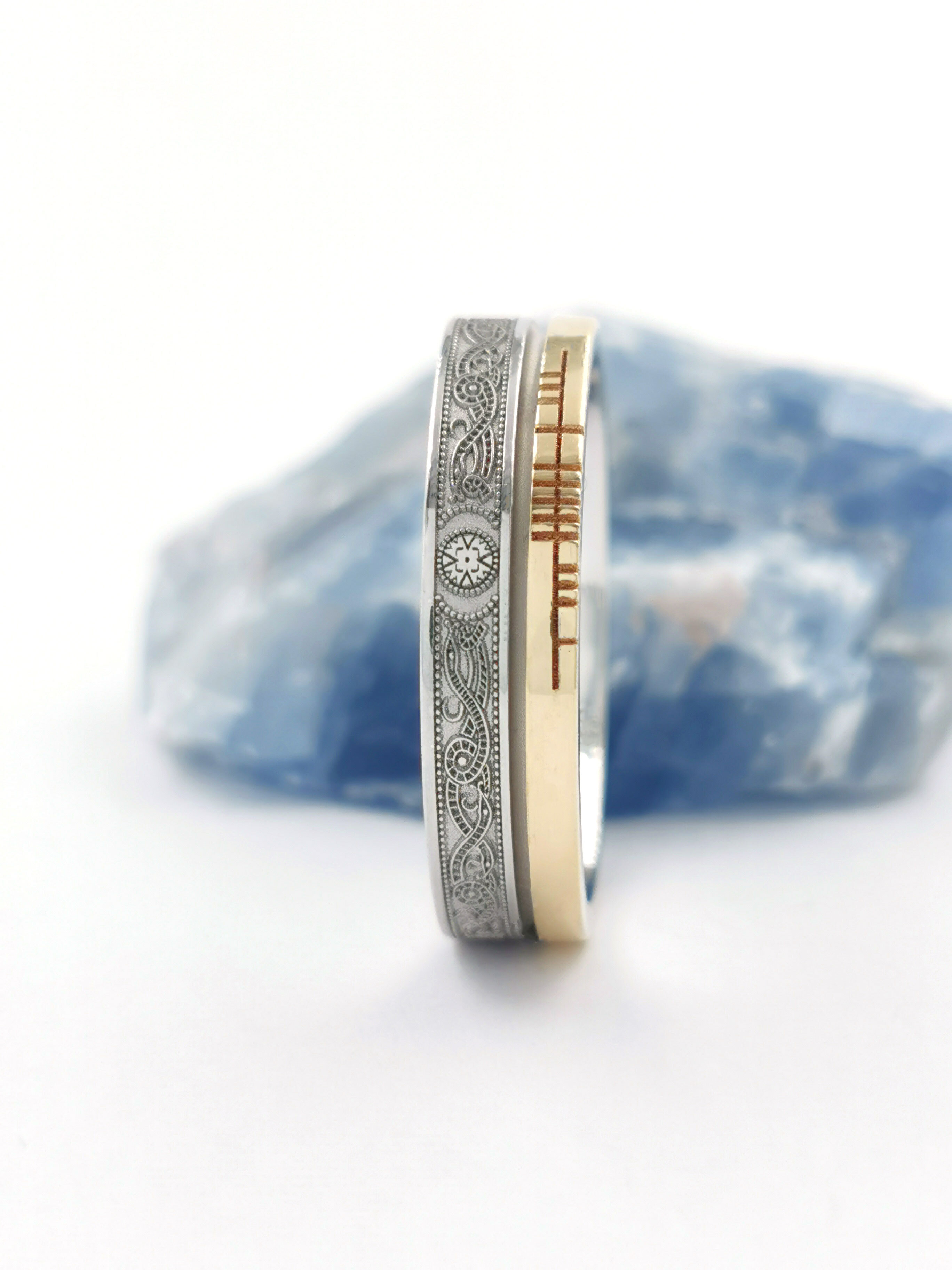 Personalized Ogham Celtic Warrior Ring, From… | My Irish Jeweler