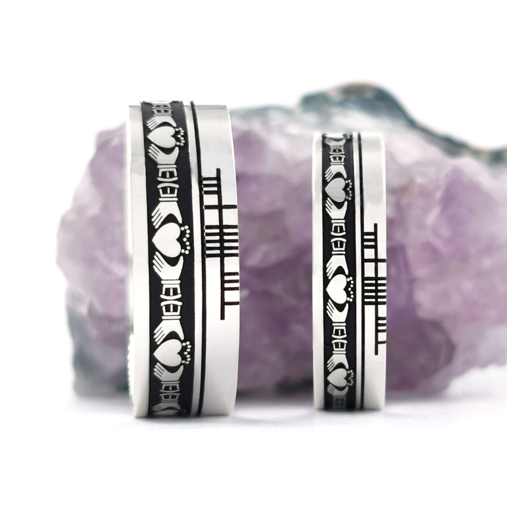 Ogham Claddagh Faith Ring, From Ireland | My Irish Jeweler