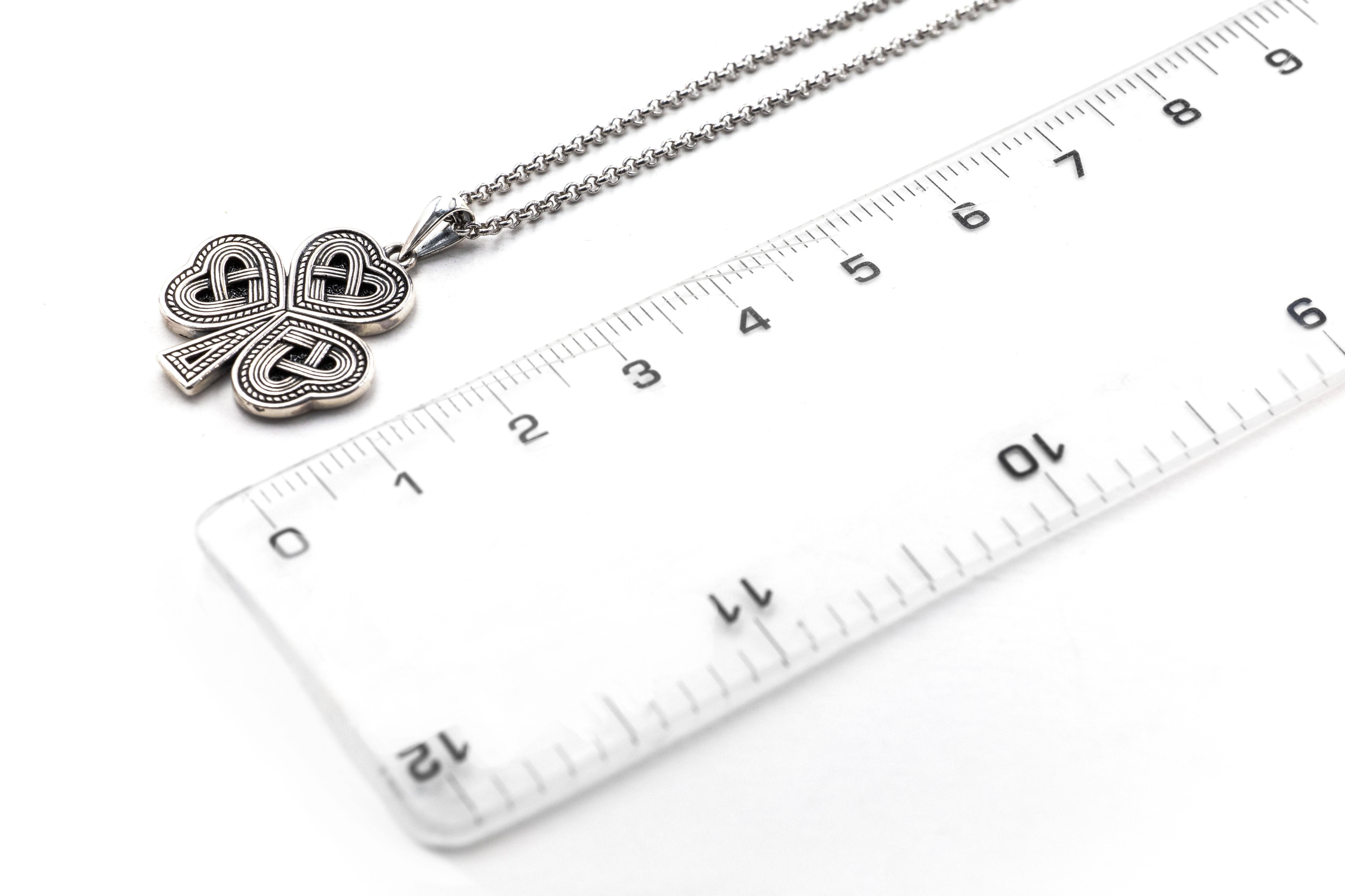 Oxidized Shamrock Necklace, From Ireland | My Irish Jeweler