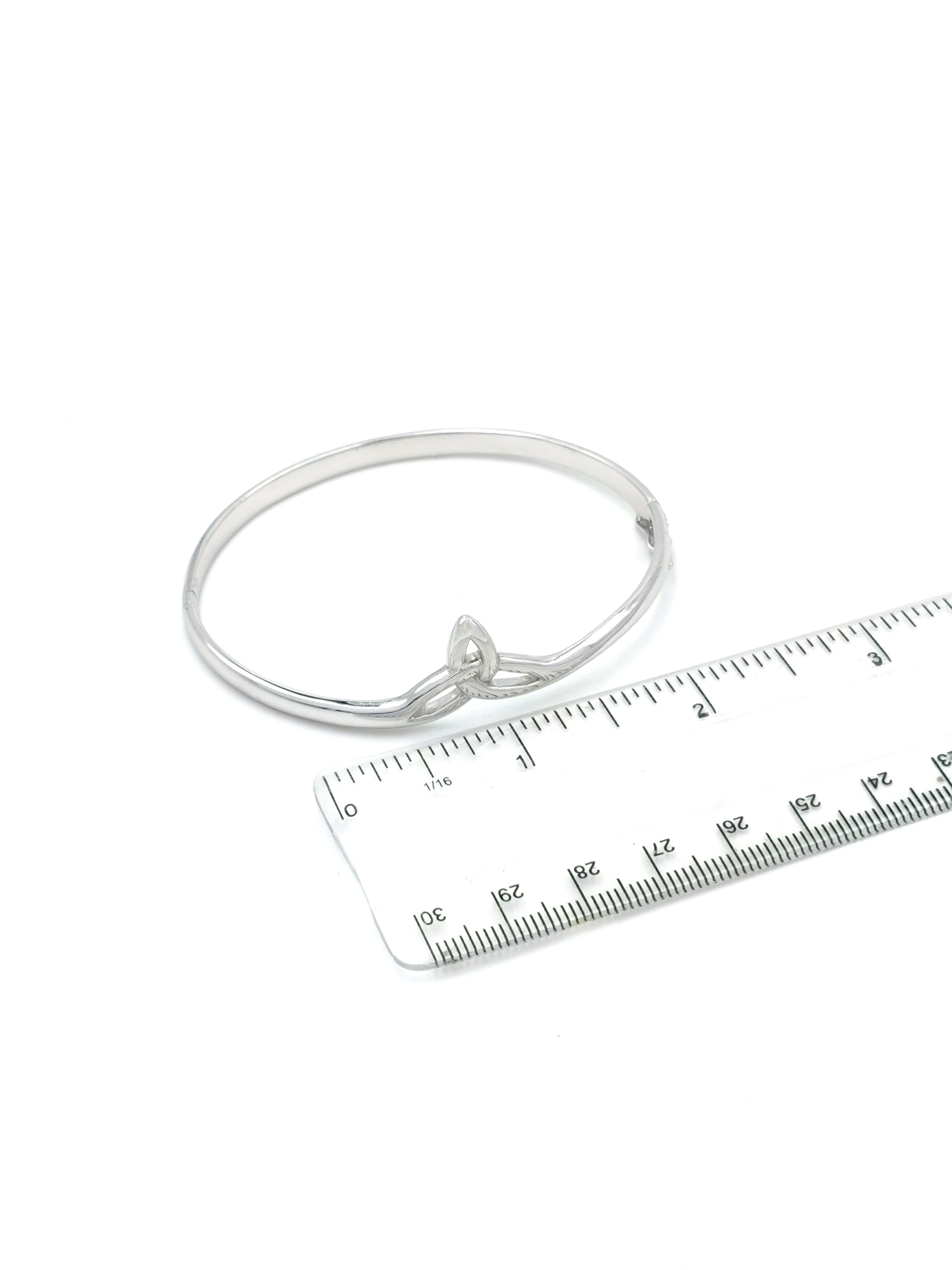 Silver Trinity Knot Bangle, From Ireland | My Irish Jeweler