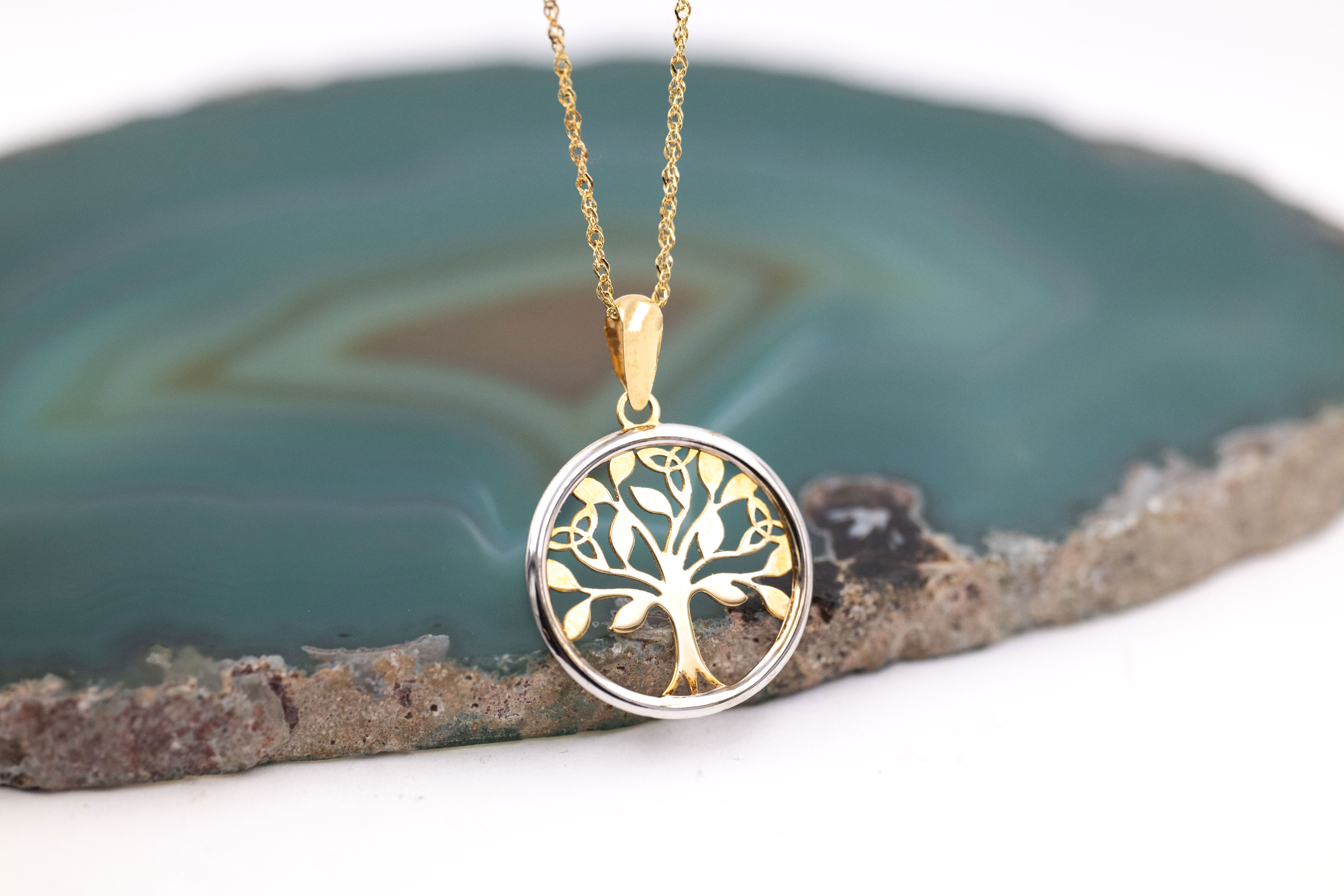 10K Gold Tree of Life Necklace, From Ireland | My Irish Jeweler