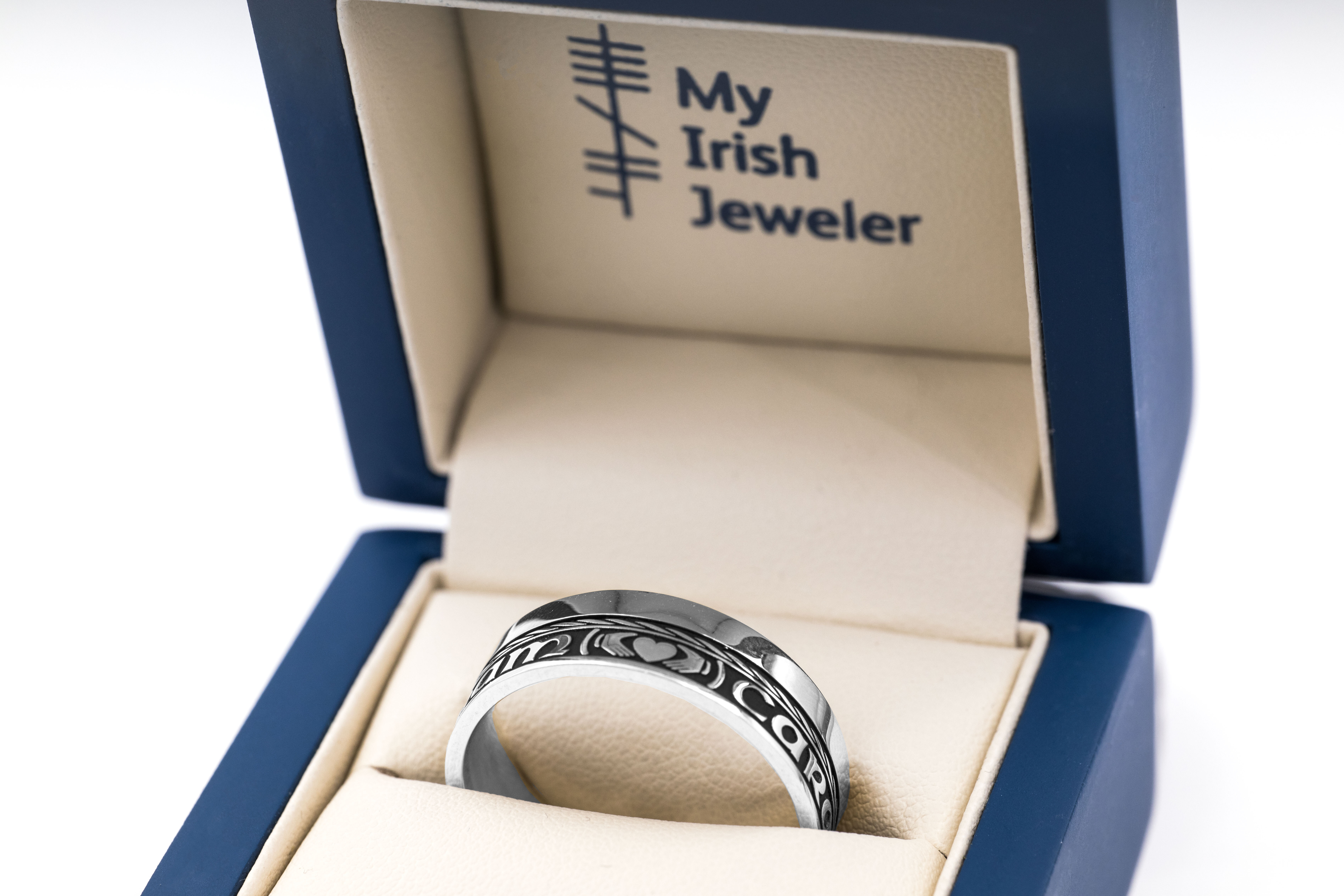 Silver Anam Cara Couples Ring Set, From Ireland | My Irish Jeweler
