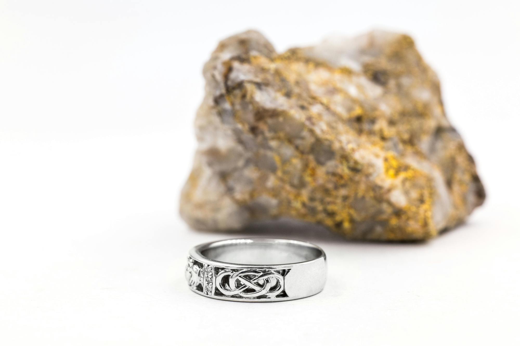 Diamond Claddagh Celtic Knot Ring, From Ireland | My Irish Jeweler