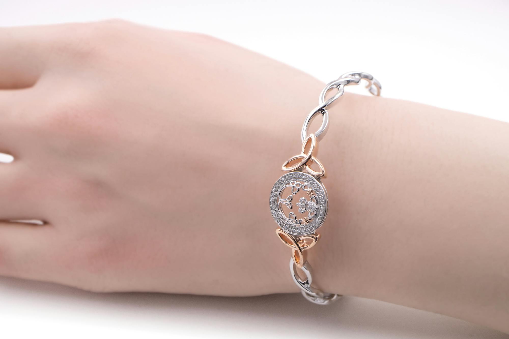 Sterling Silver Claddagh Cuff Bangle, From Ireland | My Irish Jeweler