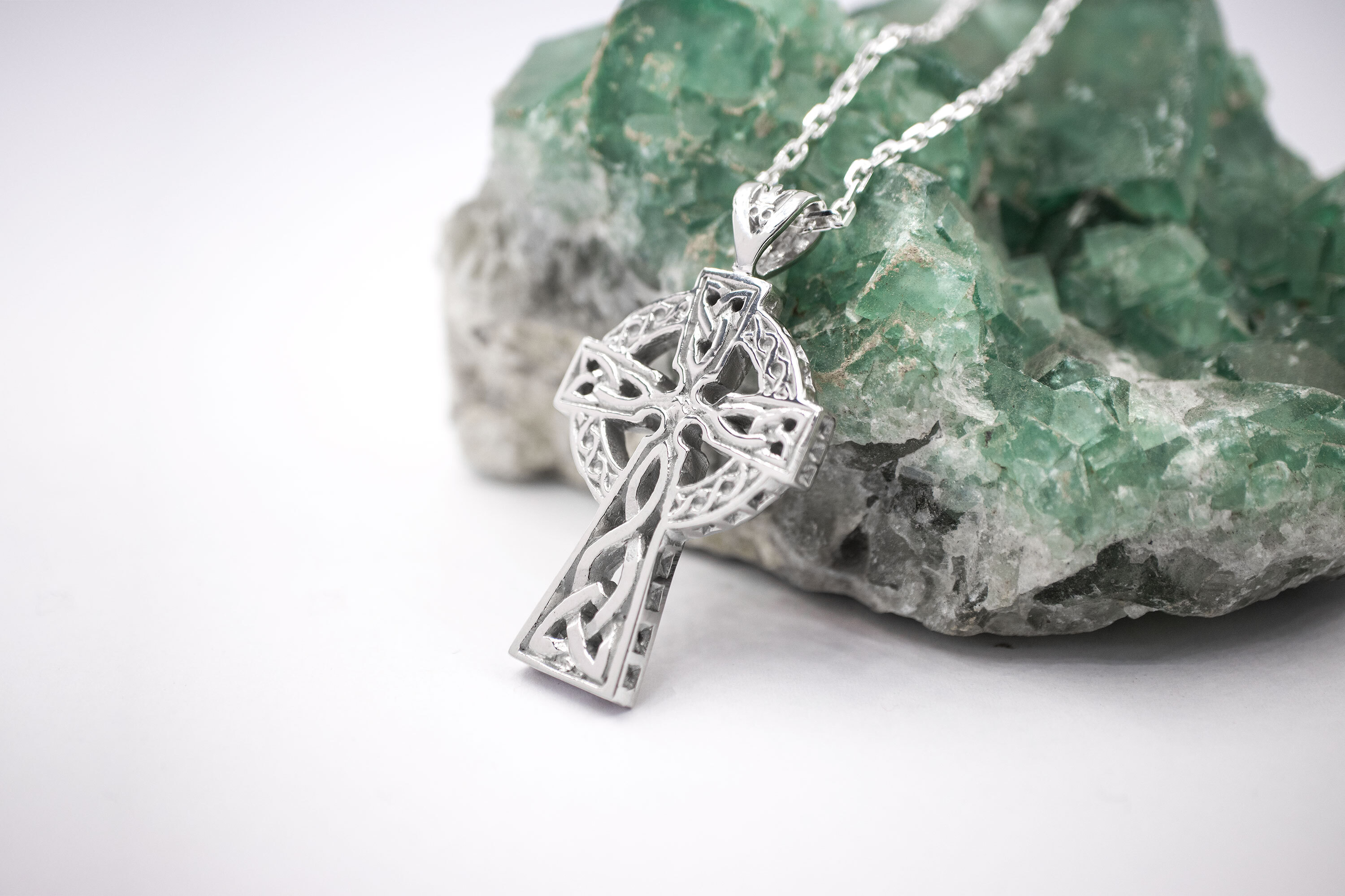Double Sided Heavy Celtic Cross, From Ireland | My Irish Jeweler