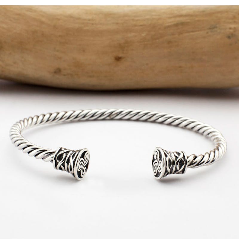 Silver Celtic Bracelets & Bangles from Dublin, Ireland