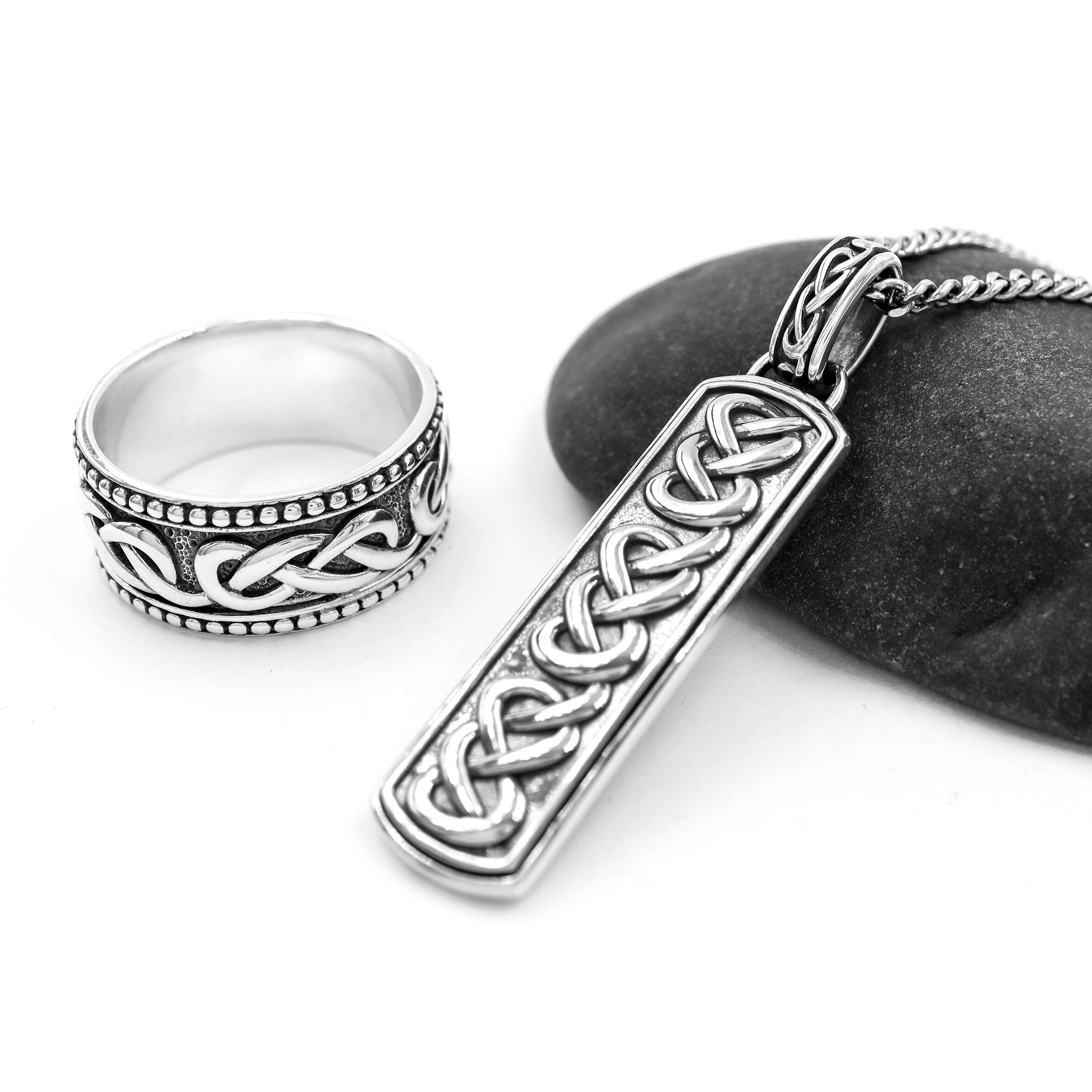 Celtic Necklace and Ring Set, From Ireland | My Irish Jeweler