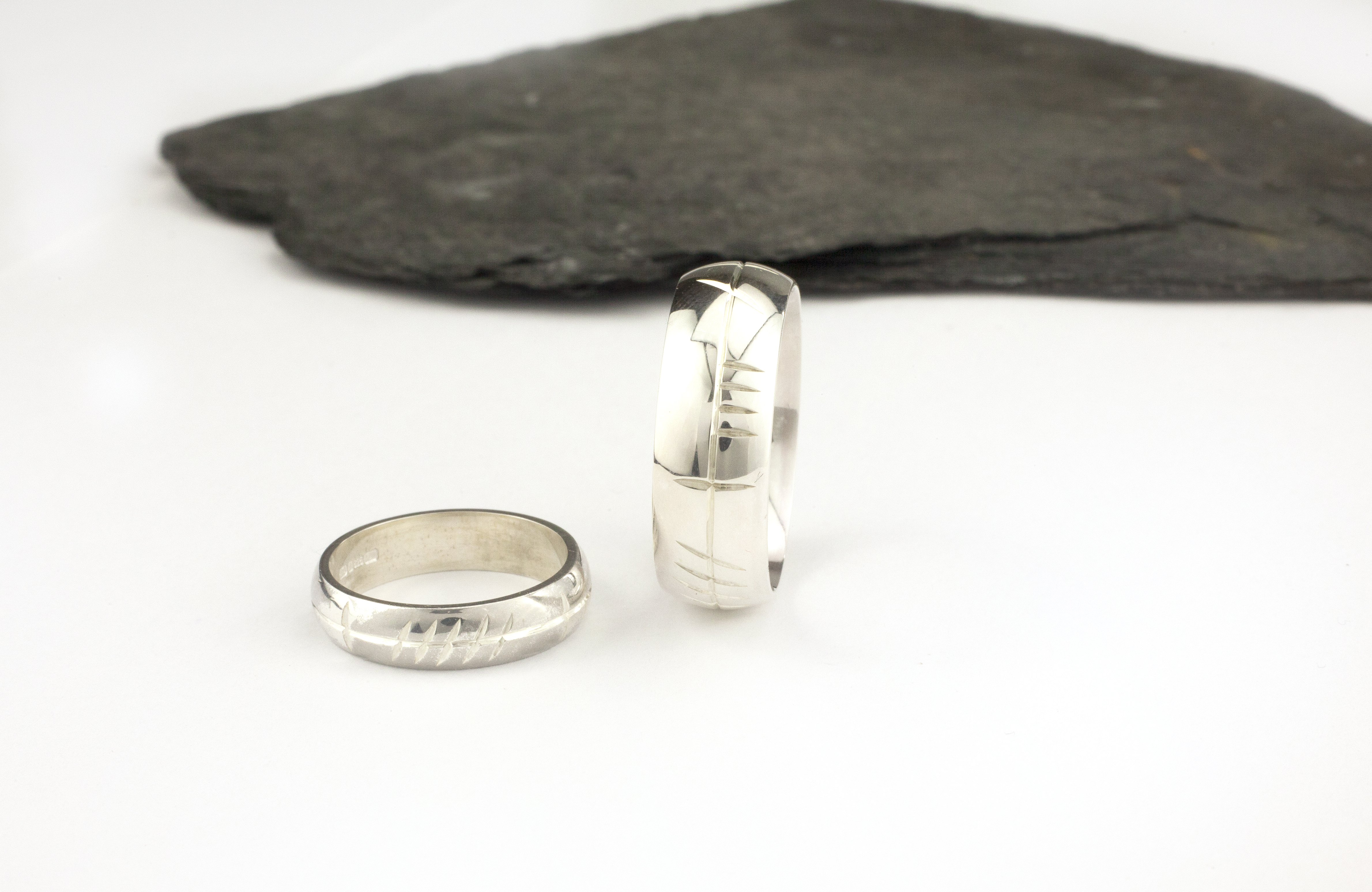Hand Engraved Personalized Ogham Ring, From… | My Irish Jeweler