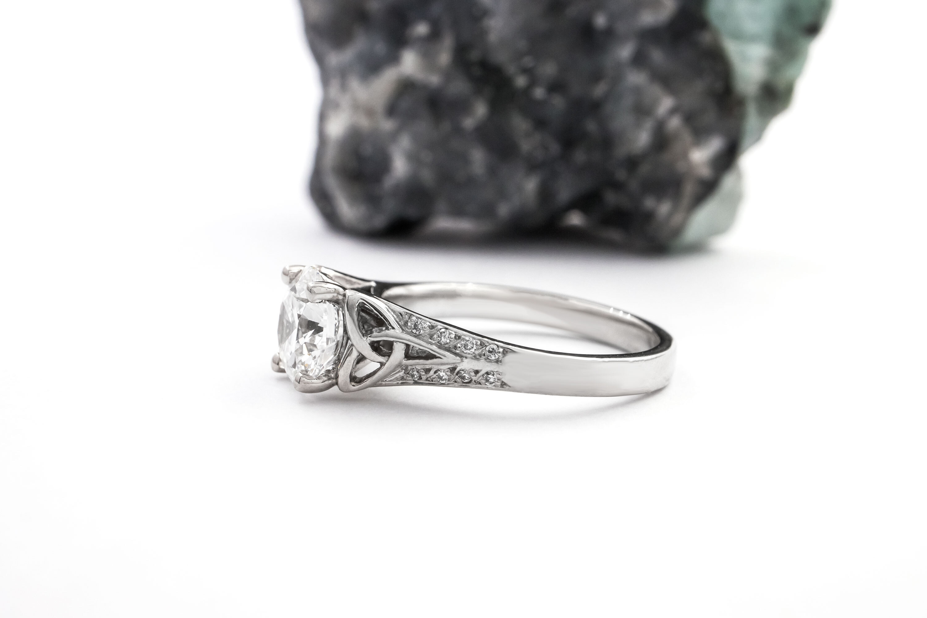 1.50ct Diamond Trinity Knot Ring, From Ireland | My Irish Jeweler