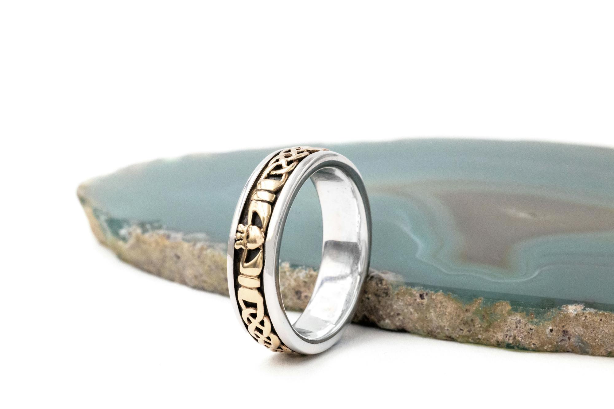 Two Tone Claddagh Ring, From Ireland | My Irish Jeweler