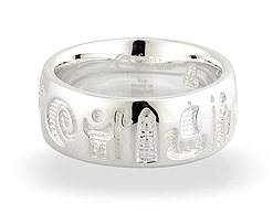 Sterling Silver 8mm History of Ireland Ring, From… | My Irish Jeweler