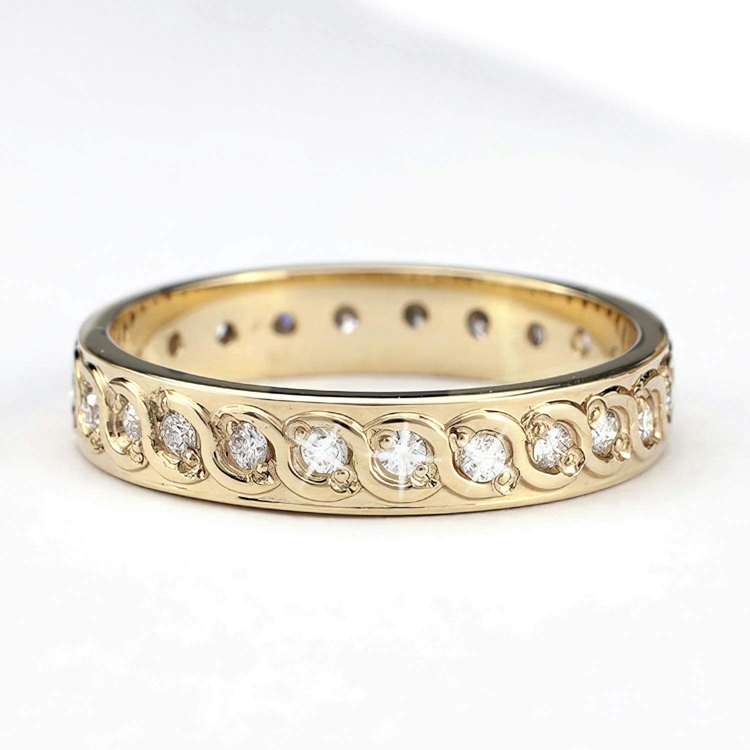 Celtic Eternity Diamond Ring, From Ireland | My Irish Jeweler