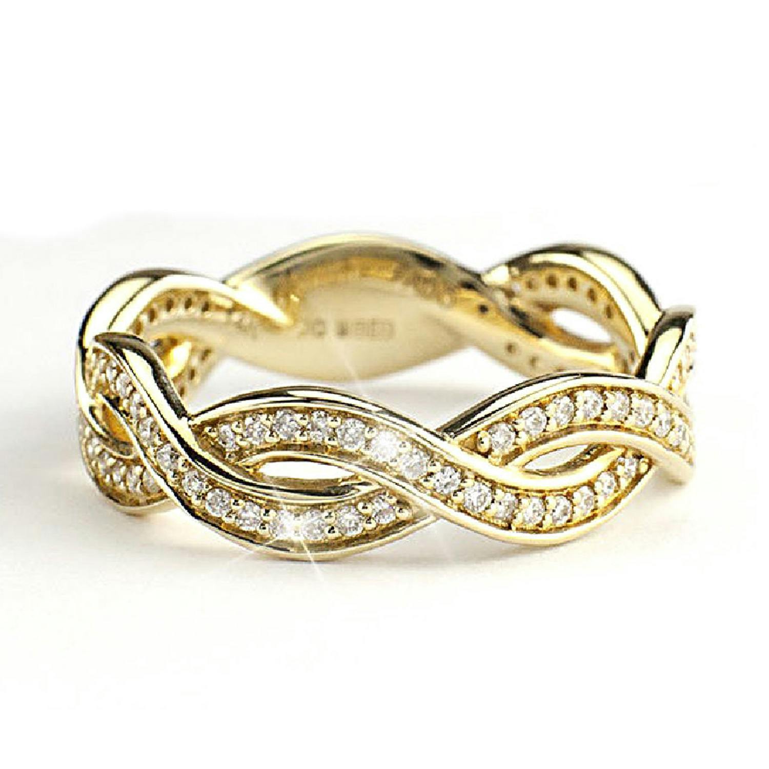 14K Diamond Celtic Infinity Knot Ring, From Ireland | My Irish Jeweler