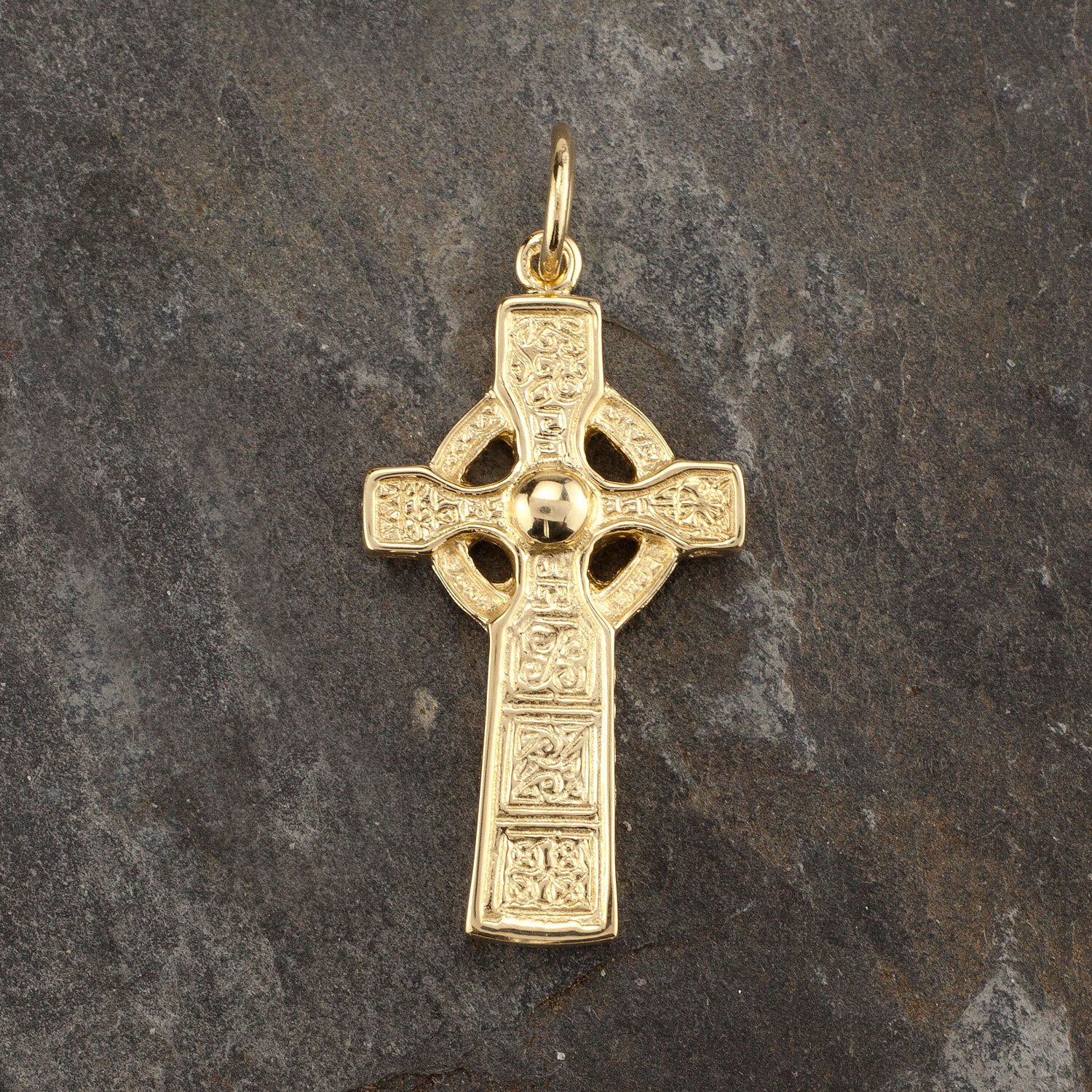 Gold Double Sided Small Duleek Cross, Made in… | My Irish Jeweler