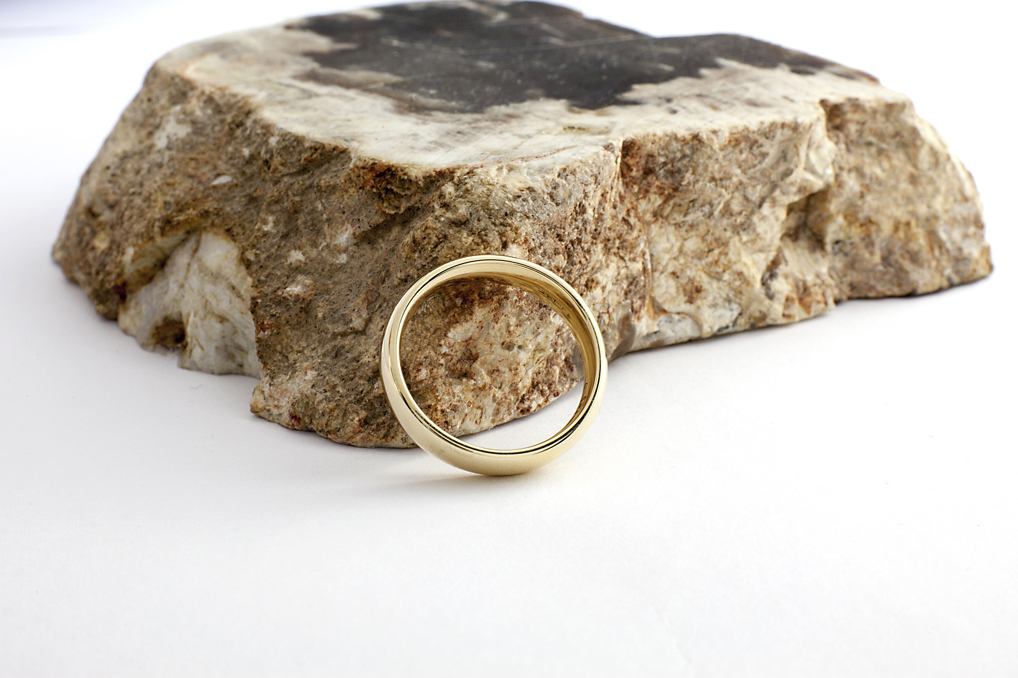 18K Rose Gold Personalized Ogham Wedding Band,… | My Irish Jeweler